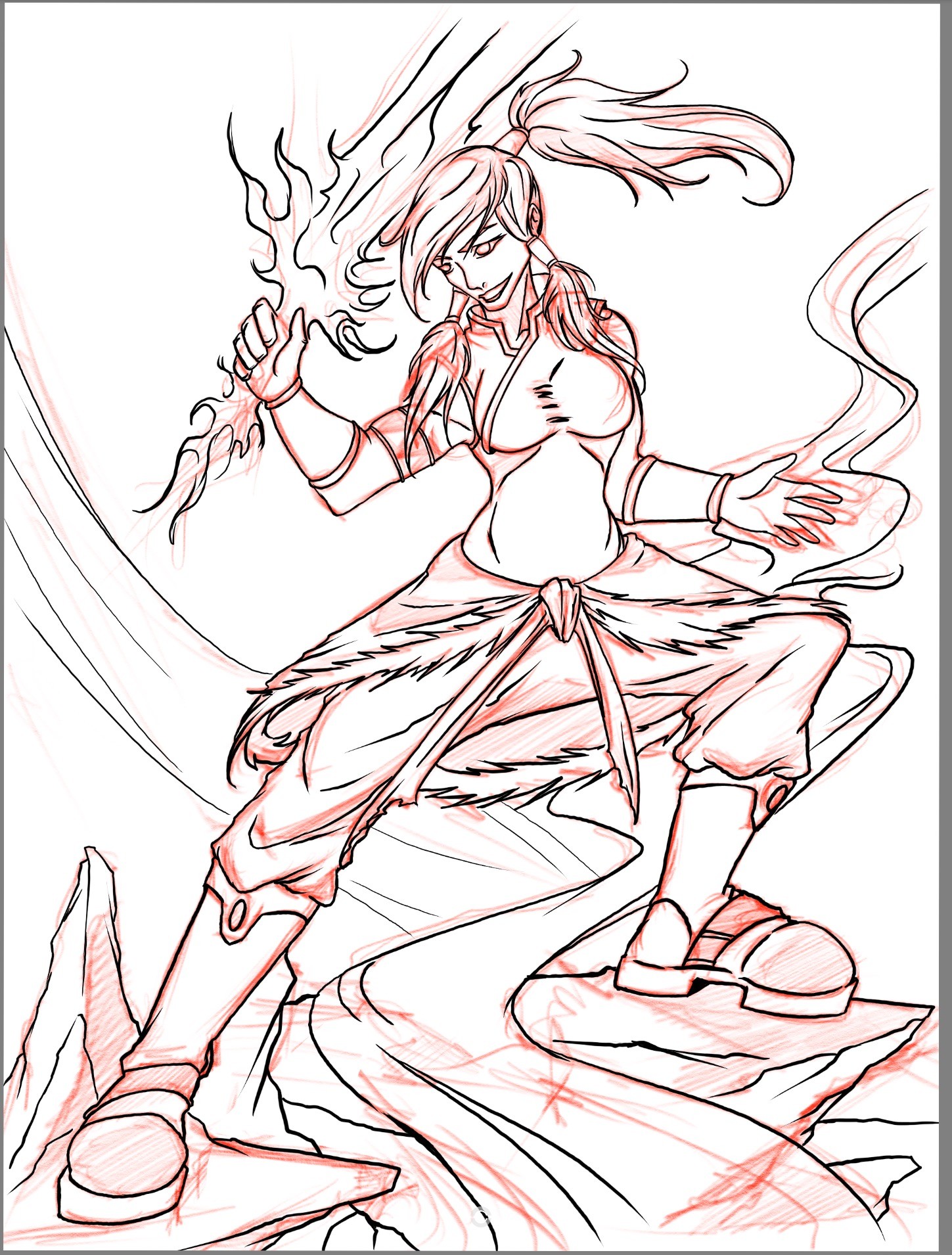 legend of korra coloring pages