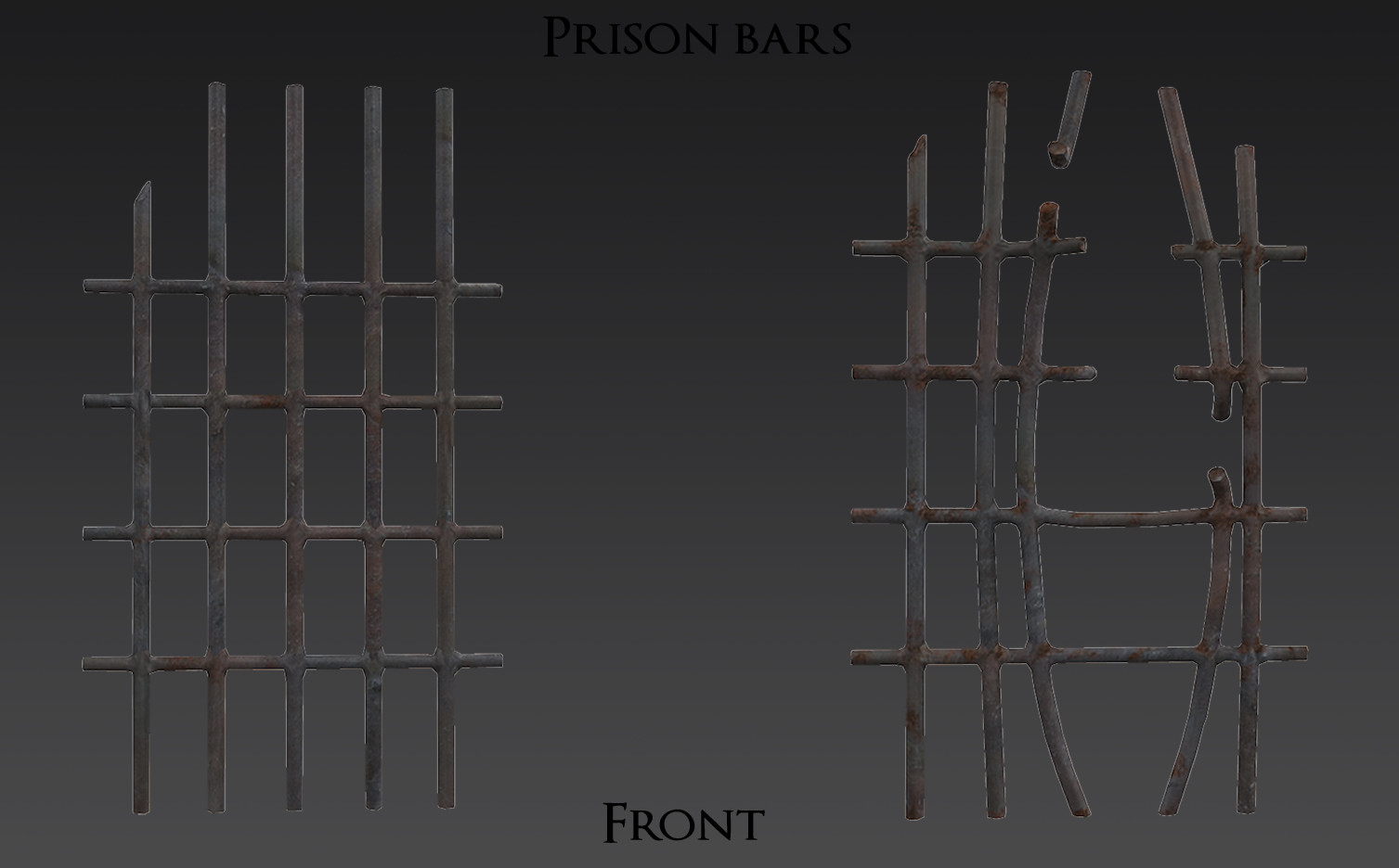 ArtStation - Prison bars