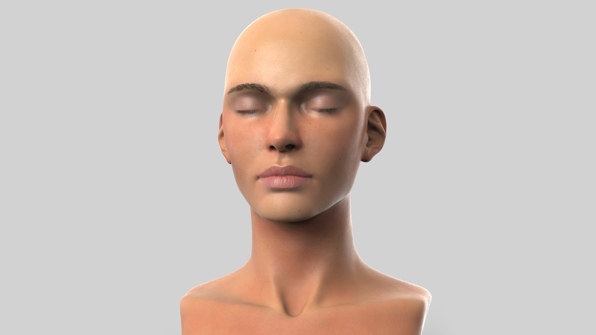 ArtStation - Female Bust Study 1