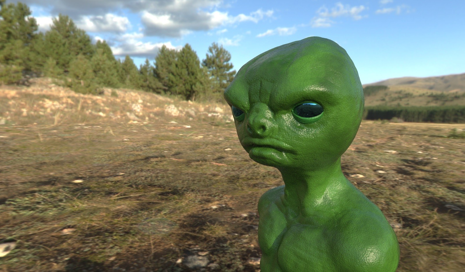 ArtStation - Buste Alien