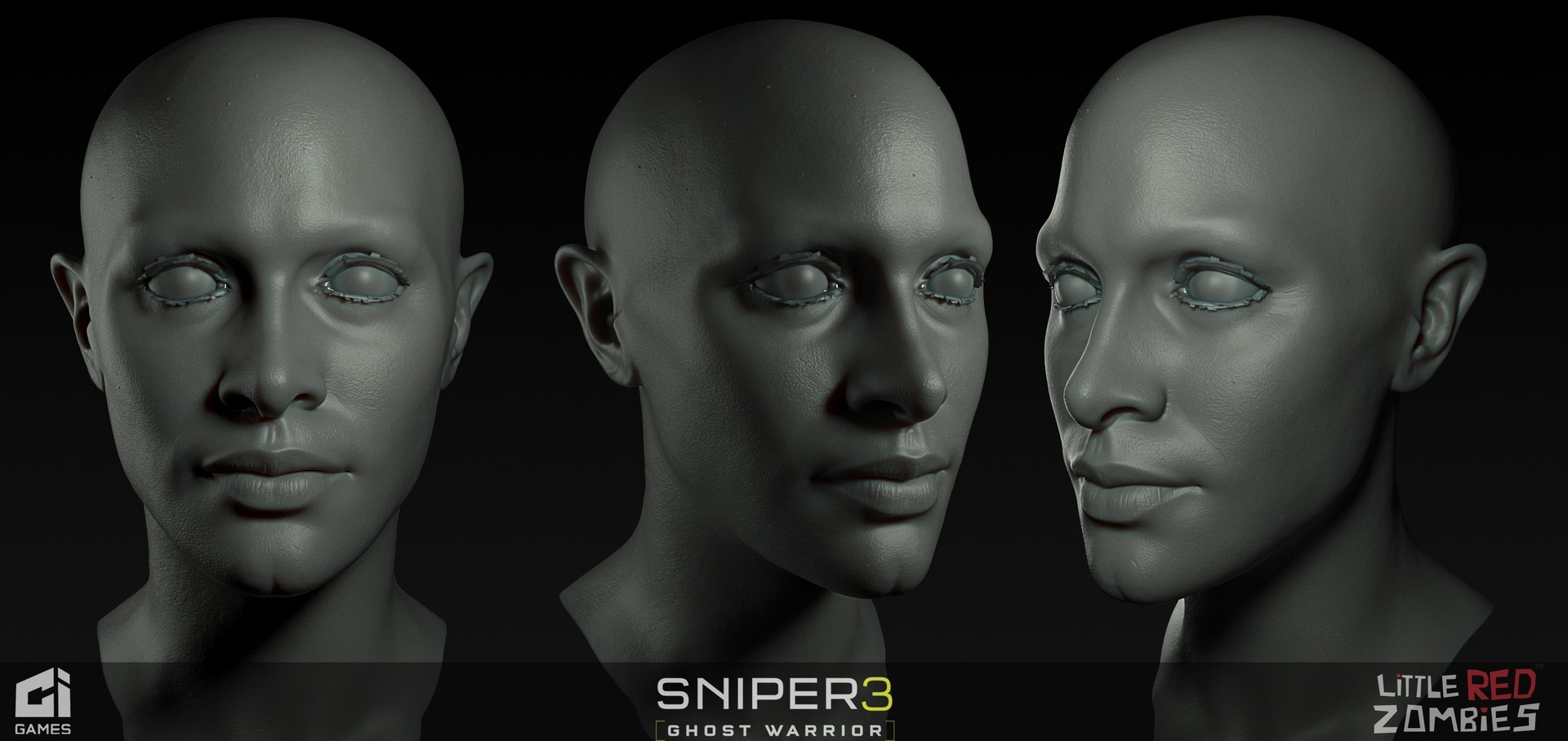 LITTLE RED ZOMBIES - Sniper Ghost Warrior 3 - NPC Character Heads