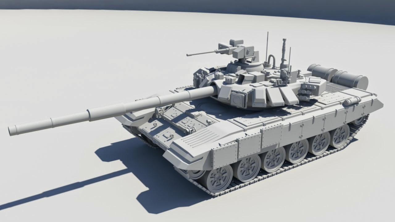 ArtStation - T90 tank