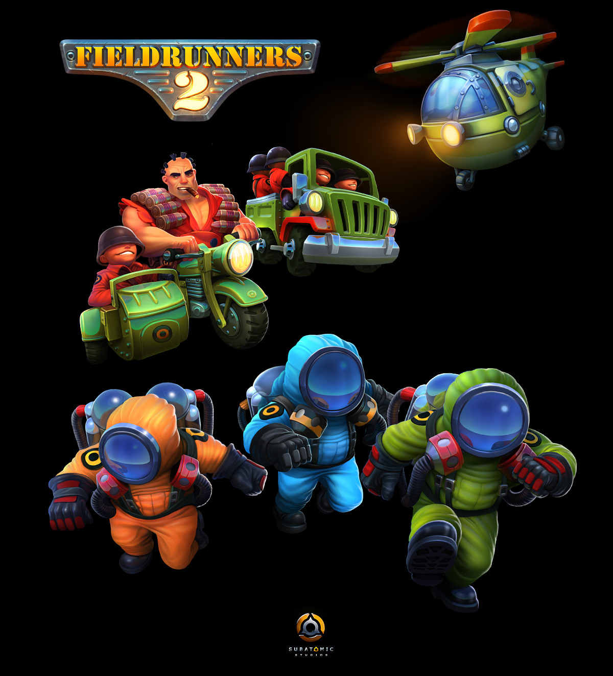 Kosta Atanasov - 2D Illustrations: Fieldrunners II