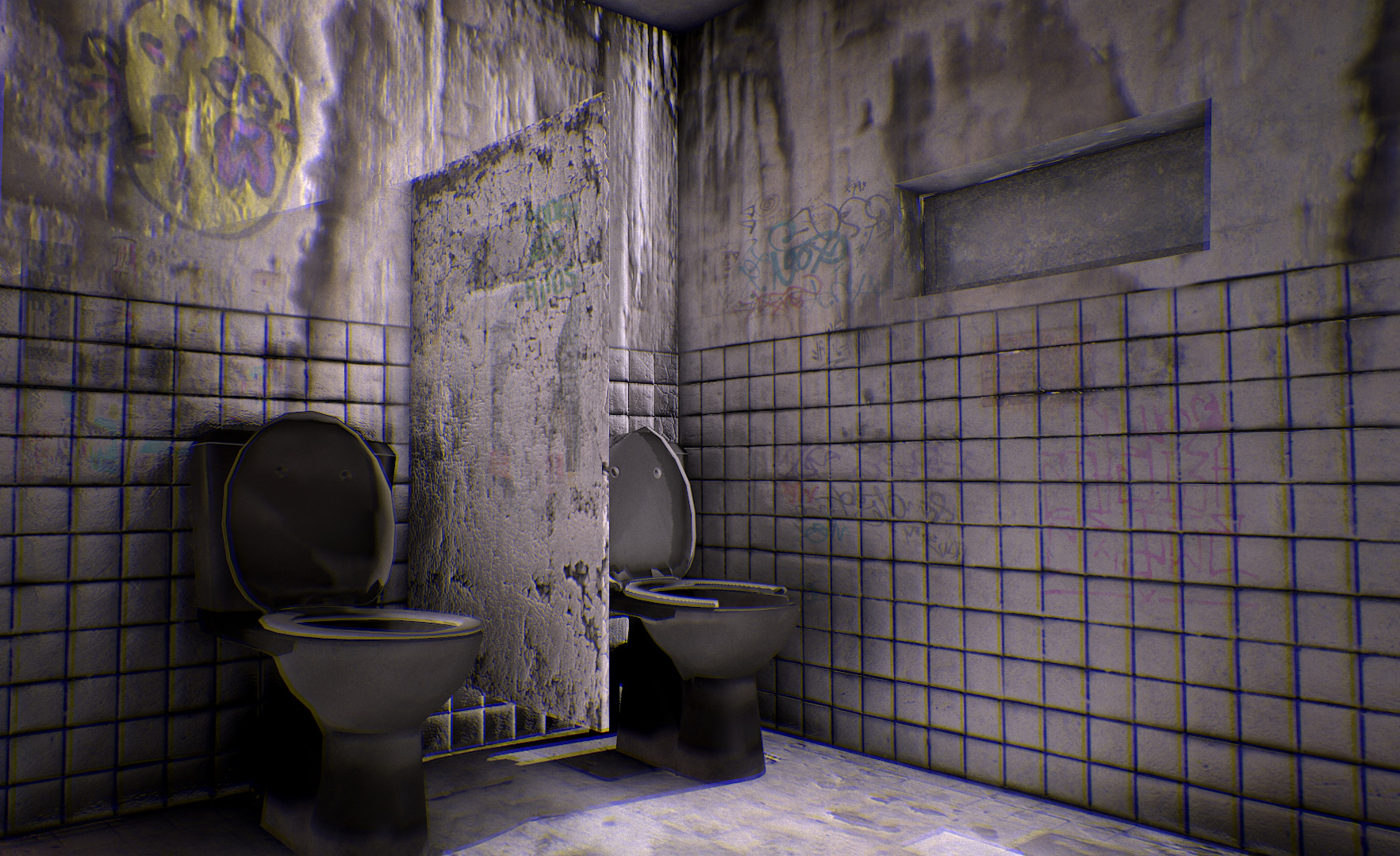 admiral lapteneeva - Low-poly toilet for horror games