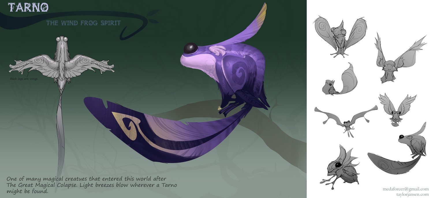 ArtStation - Tarno - The wind frog spirit