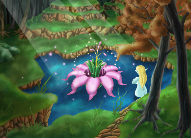 ArtStation - Elf Fountain