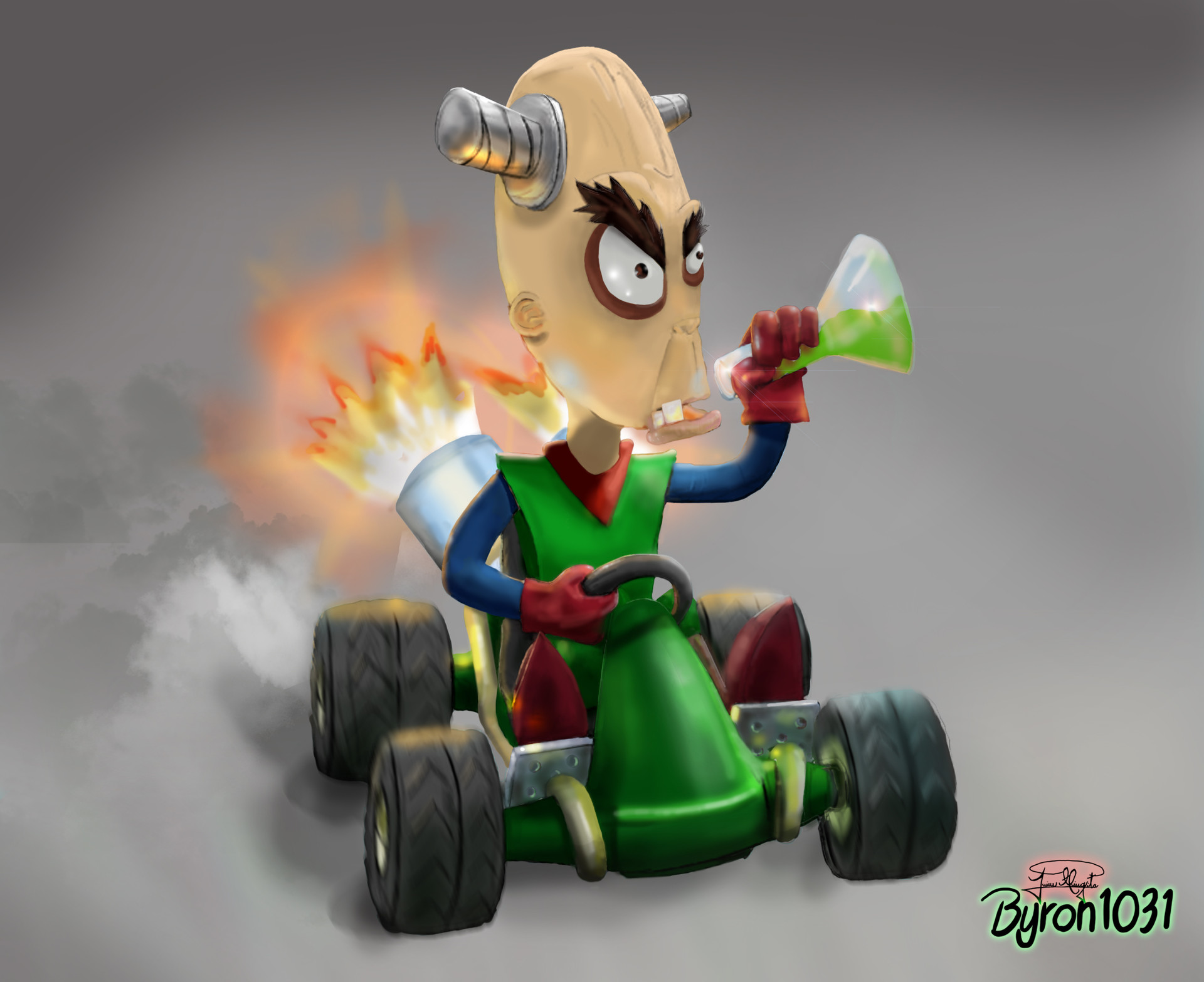ArtStation - DR Brio ( crash team racing)
