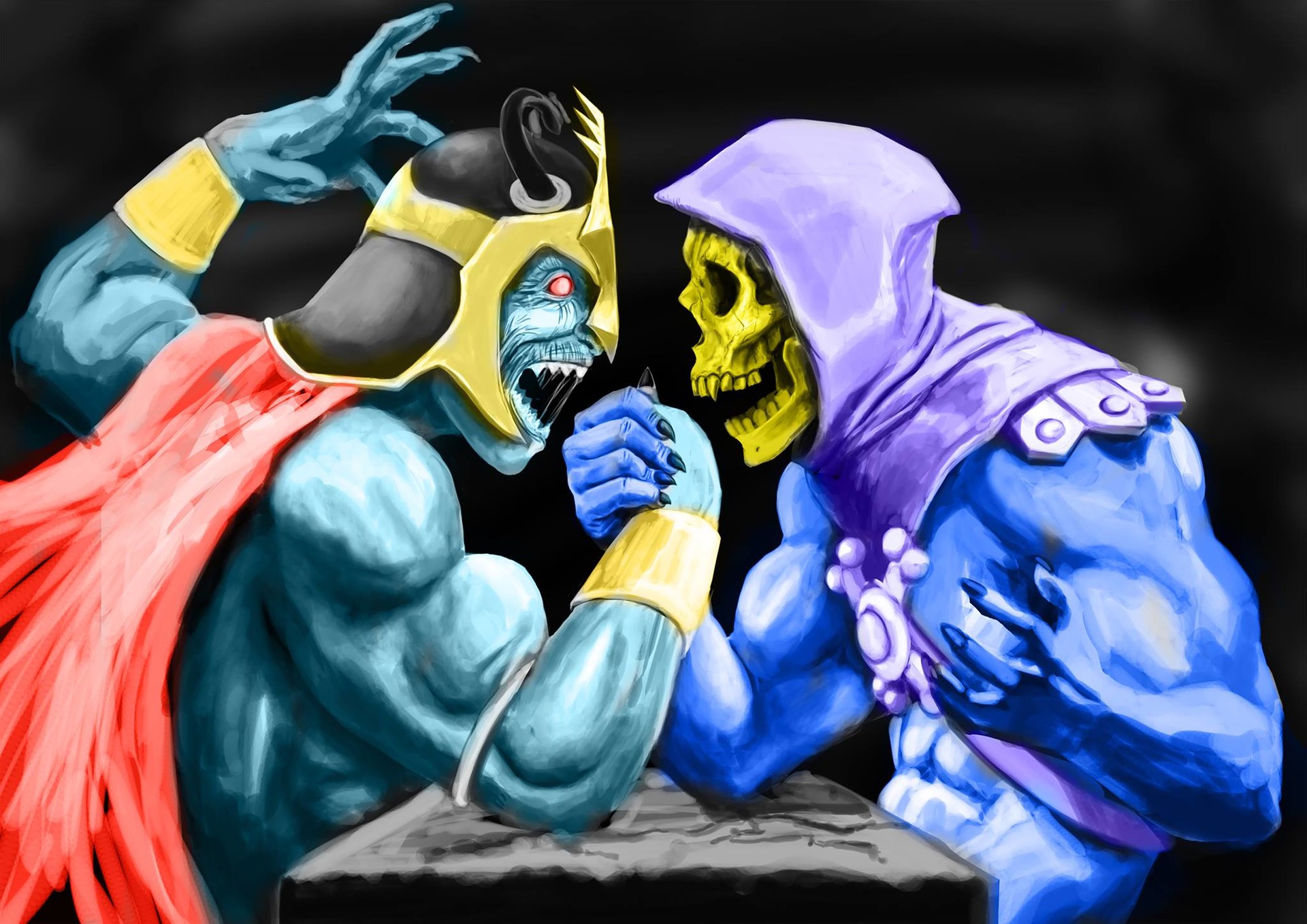 Sam Simpson - Mumm-Ra Vs. Skeletor