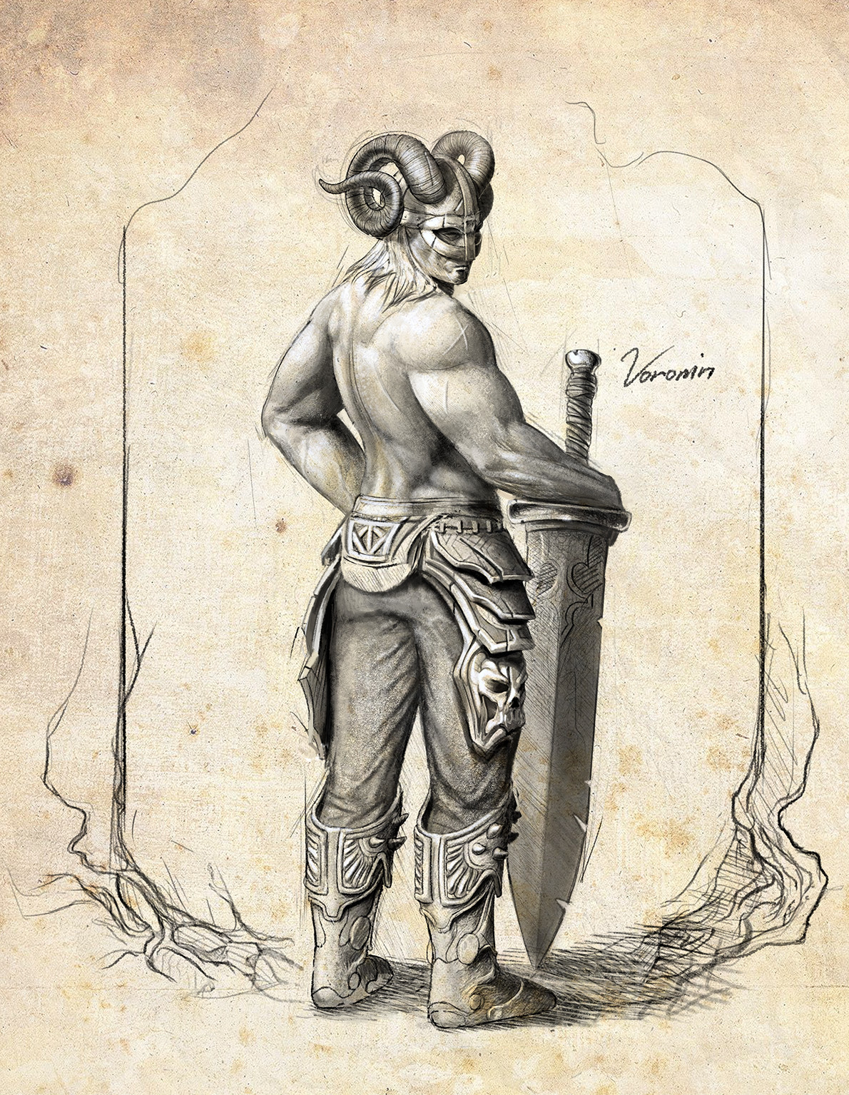 ArtStation - Fantasy warrior