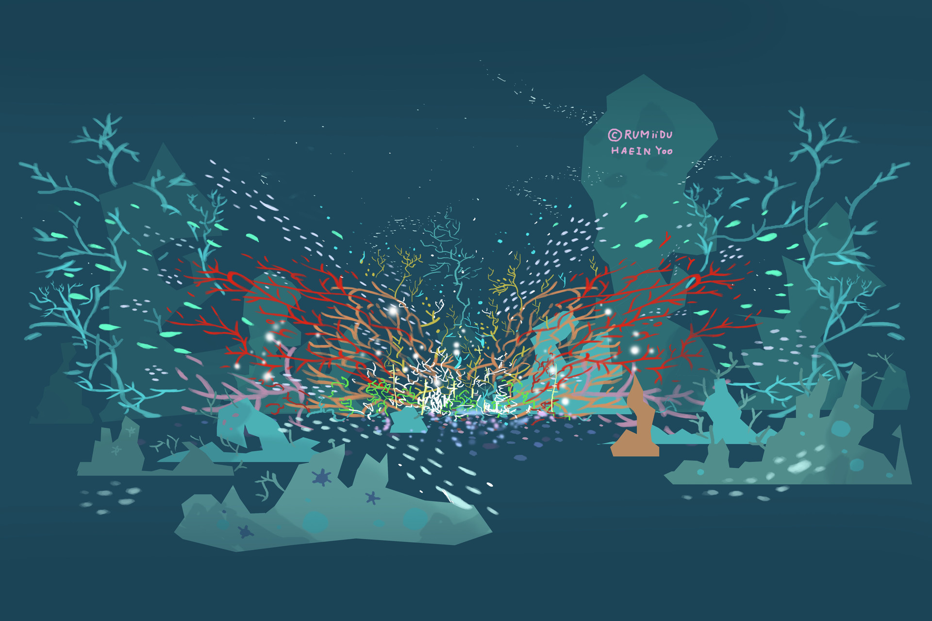 ArtStation - sea / night