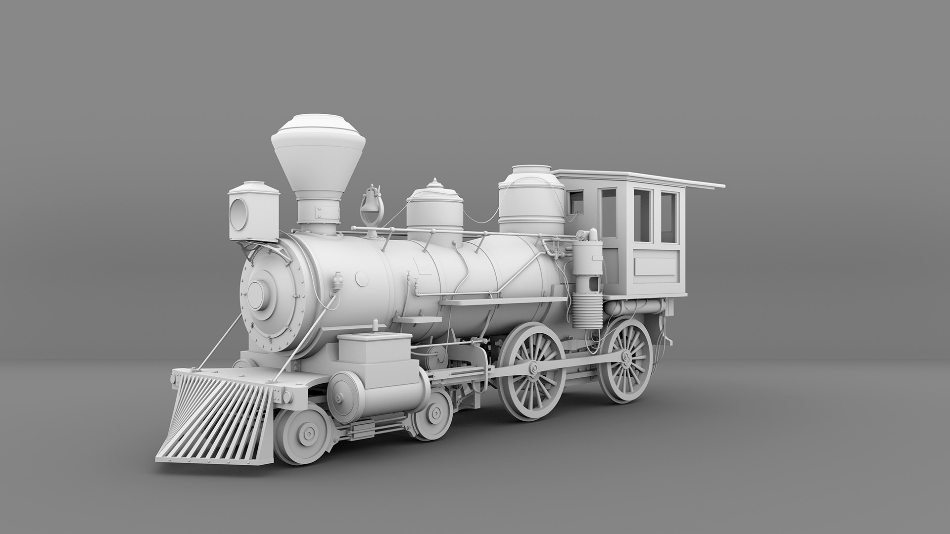 ArtStation - Steam Locomotive