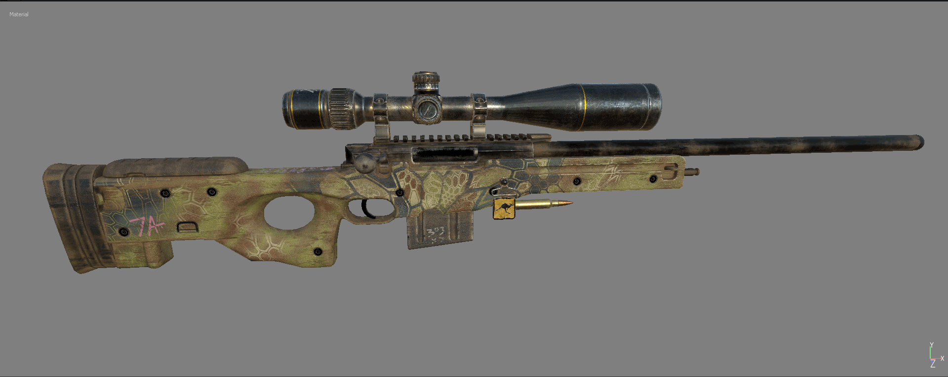 Sam Wood - Soldier's L96A1 Sniper Rifle