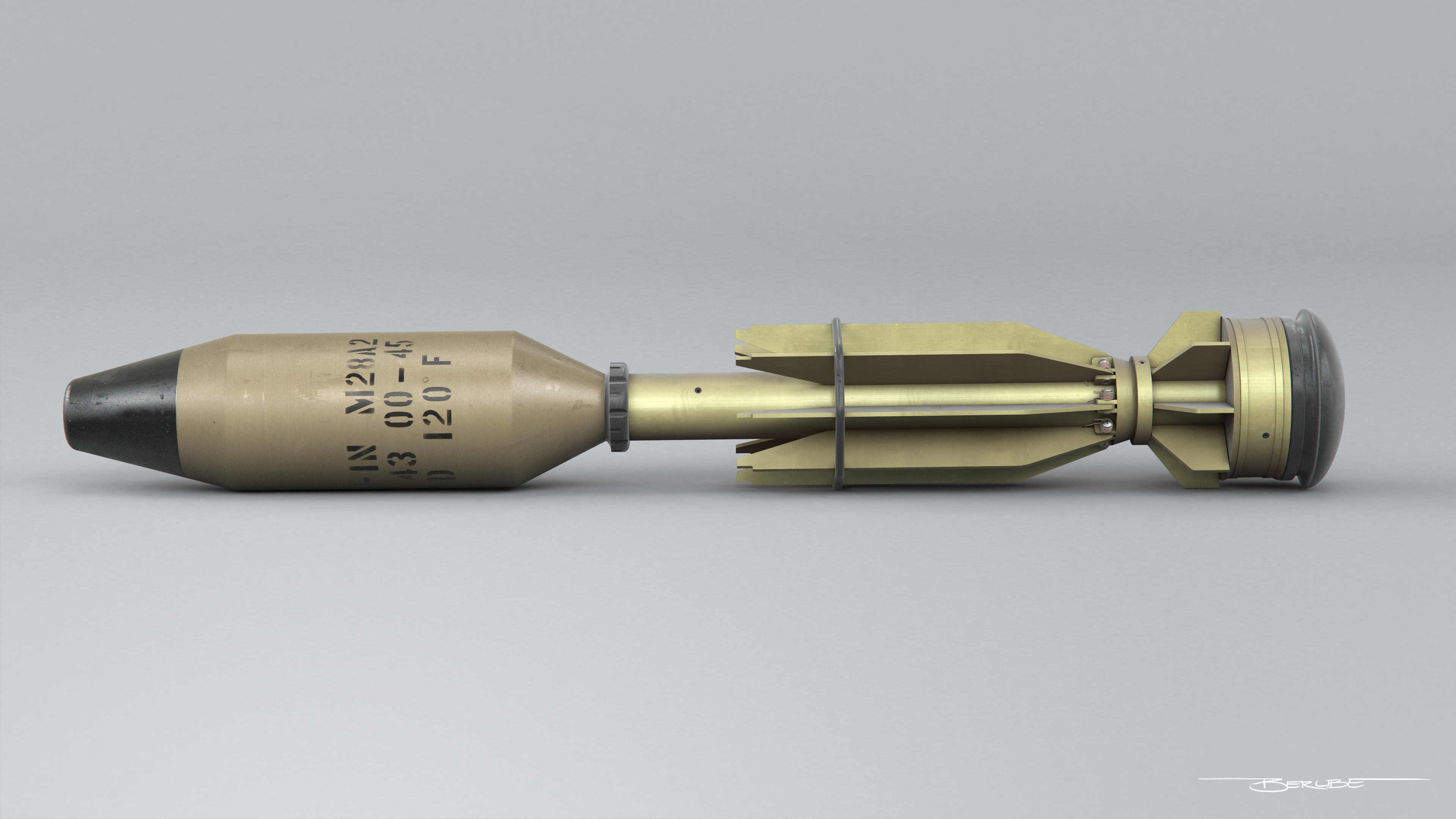 Jonathan Berube - More Look Dev renders of that M28-A2 missile
