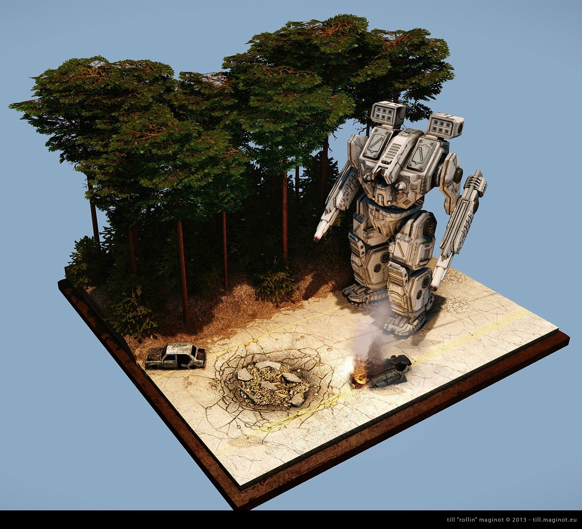 ArtStation - Warhammer - Battletech Fanart