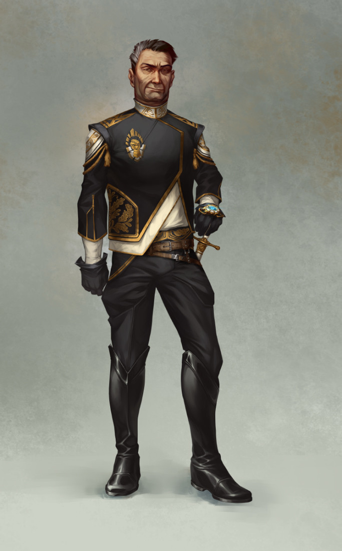 ArtStation - Sci-fi officer concept