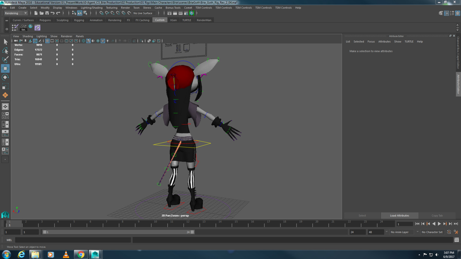 Lloyd Fleck - Agent C3 Goth Disguise