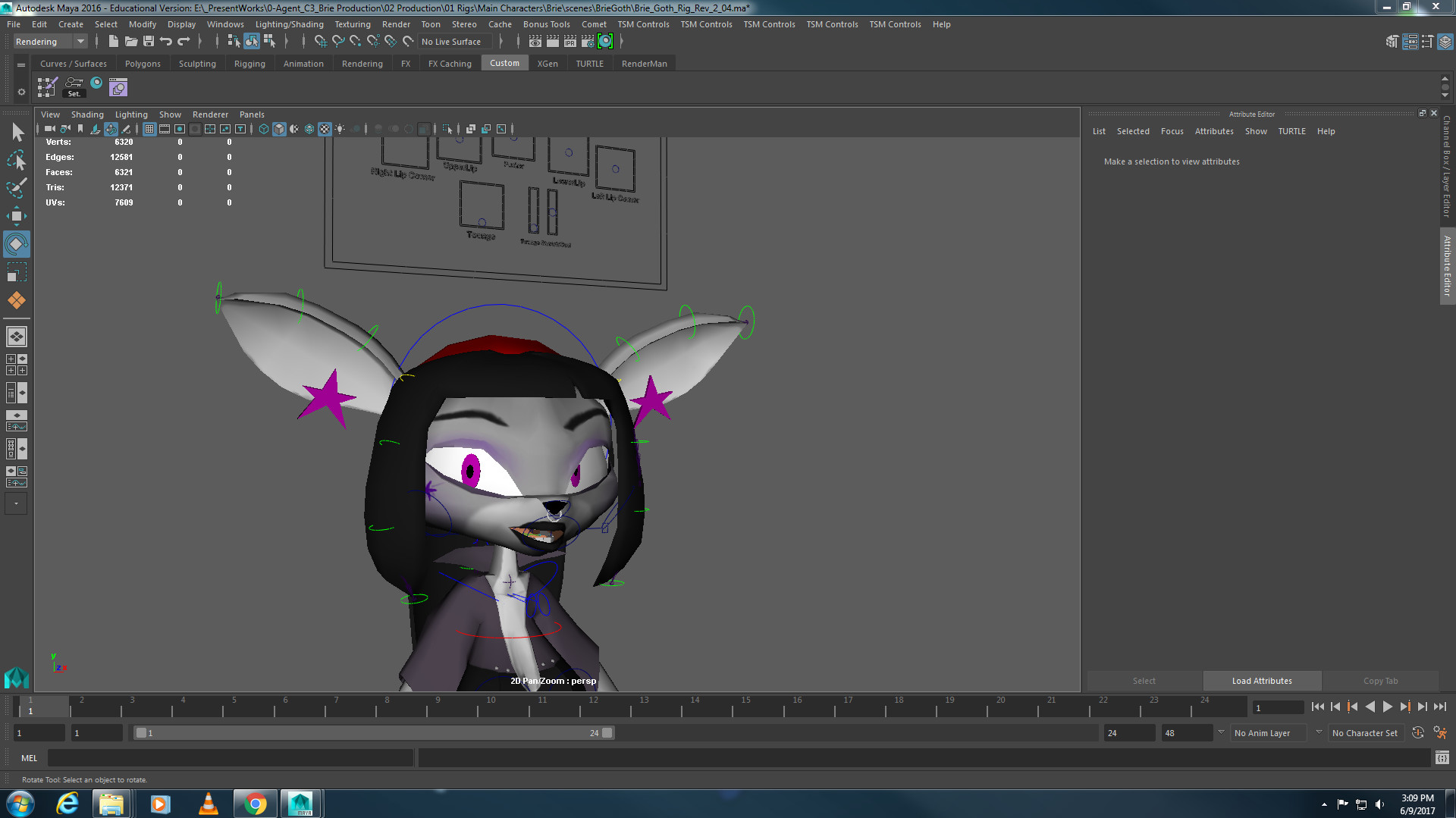 Lloyd Fleck - Agent C3 Goth Disguise