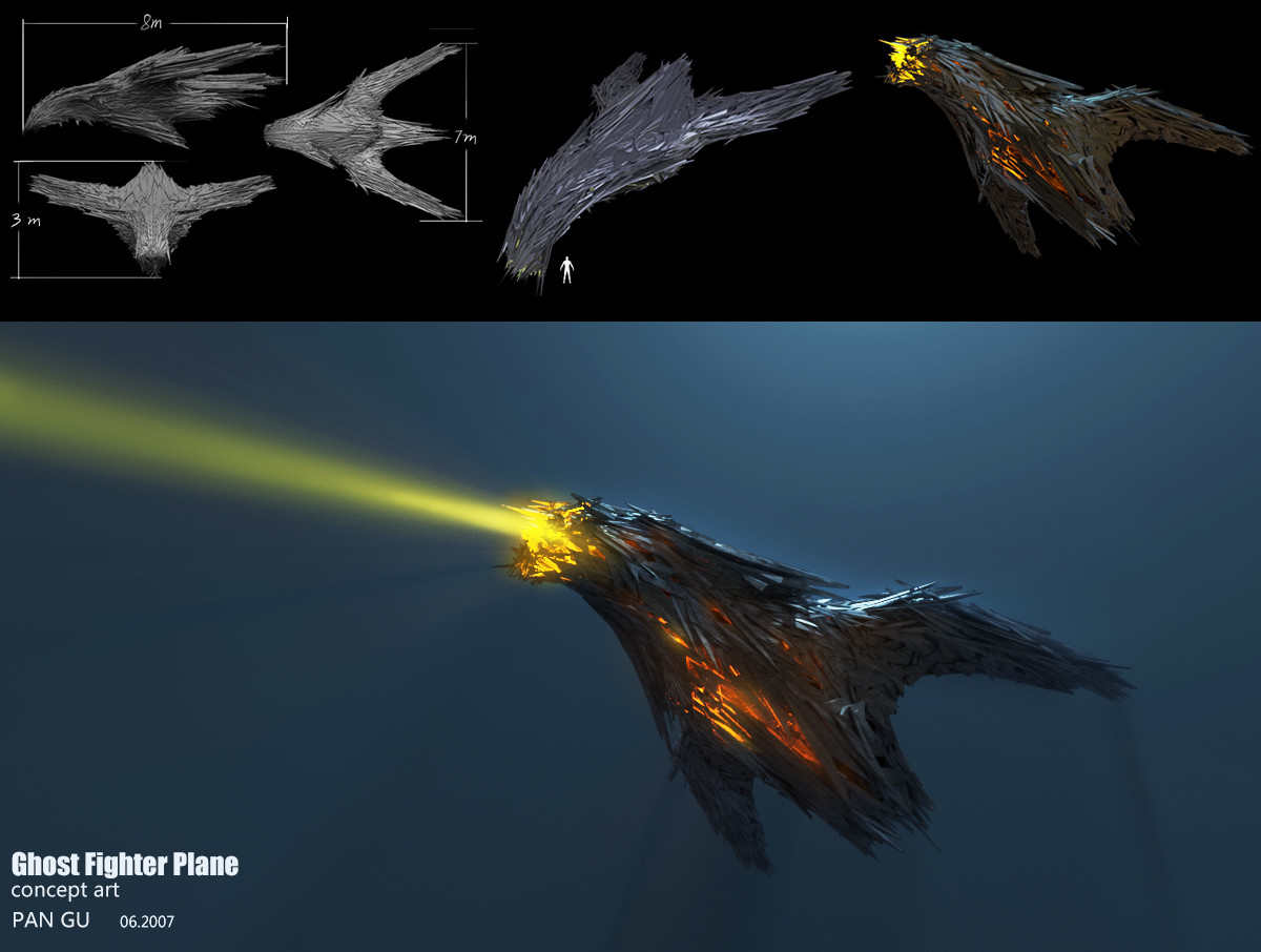 ArtStation - Ghost Fighter Plane