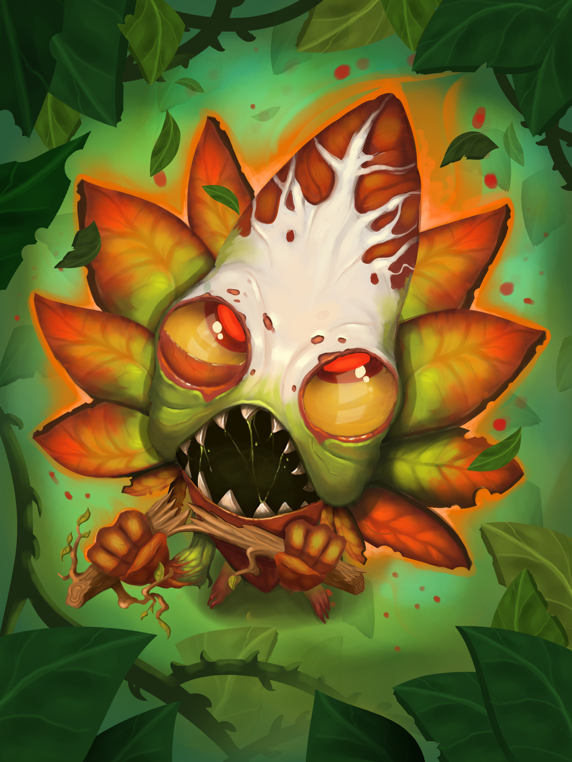 ArtStation - Angry podling (Hearthstone fanart )