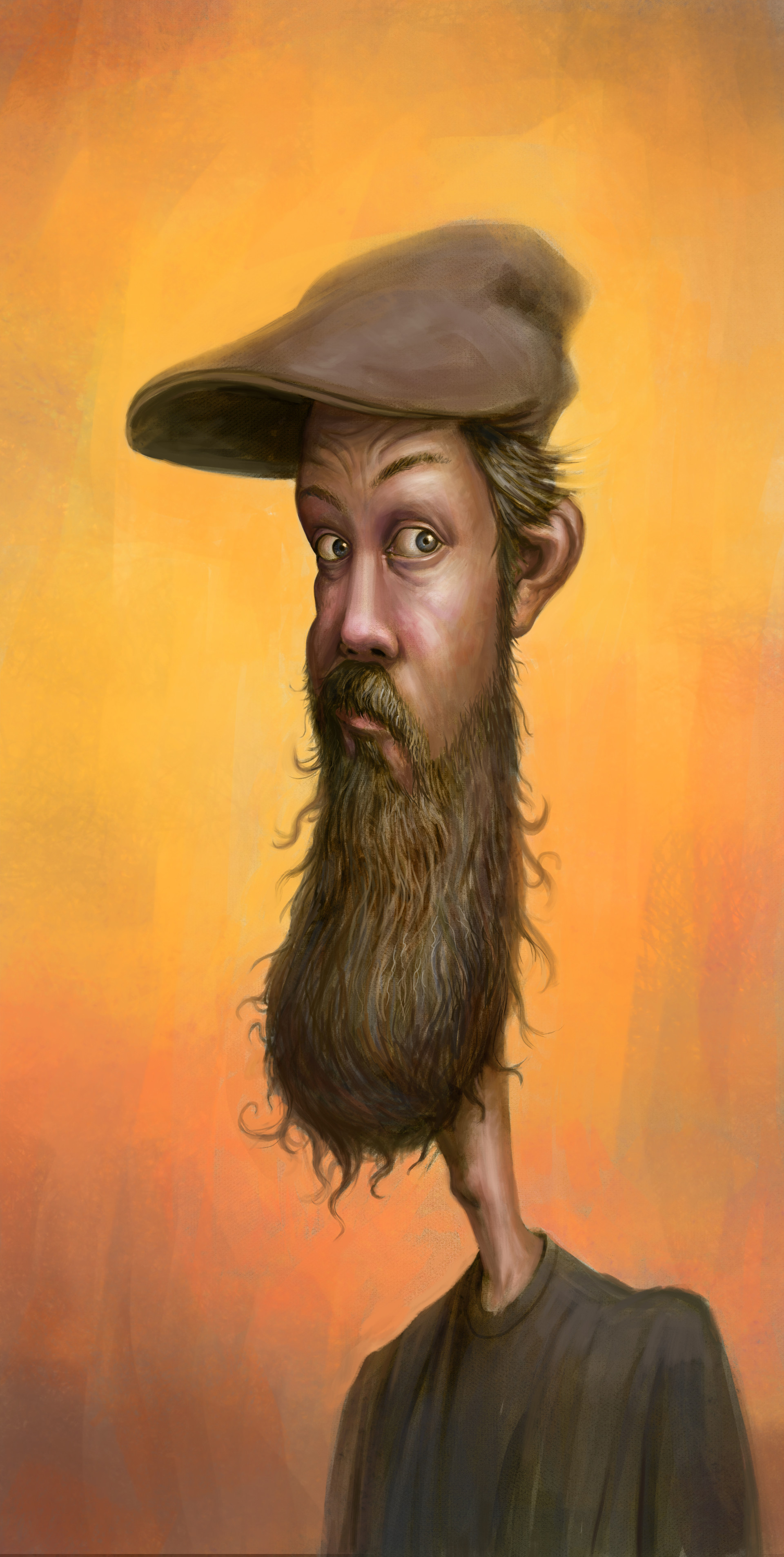 ArtStation - Self Portrait Caricature