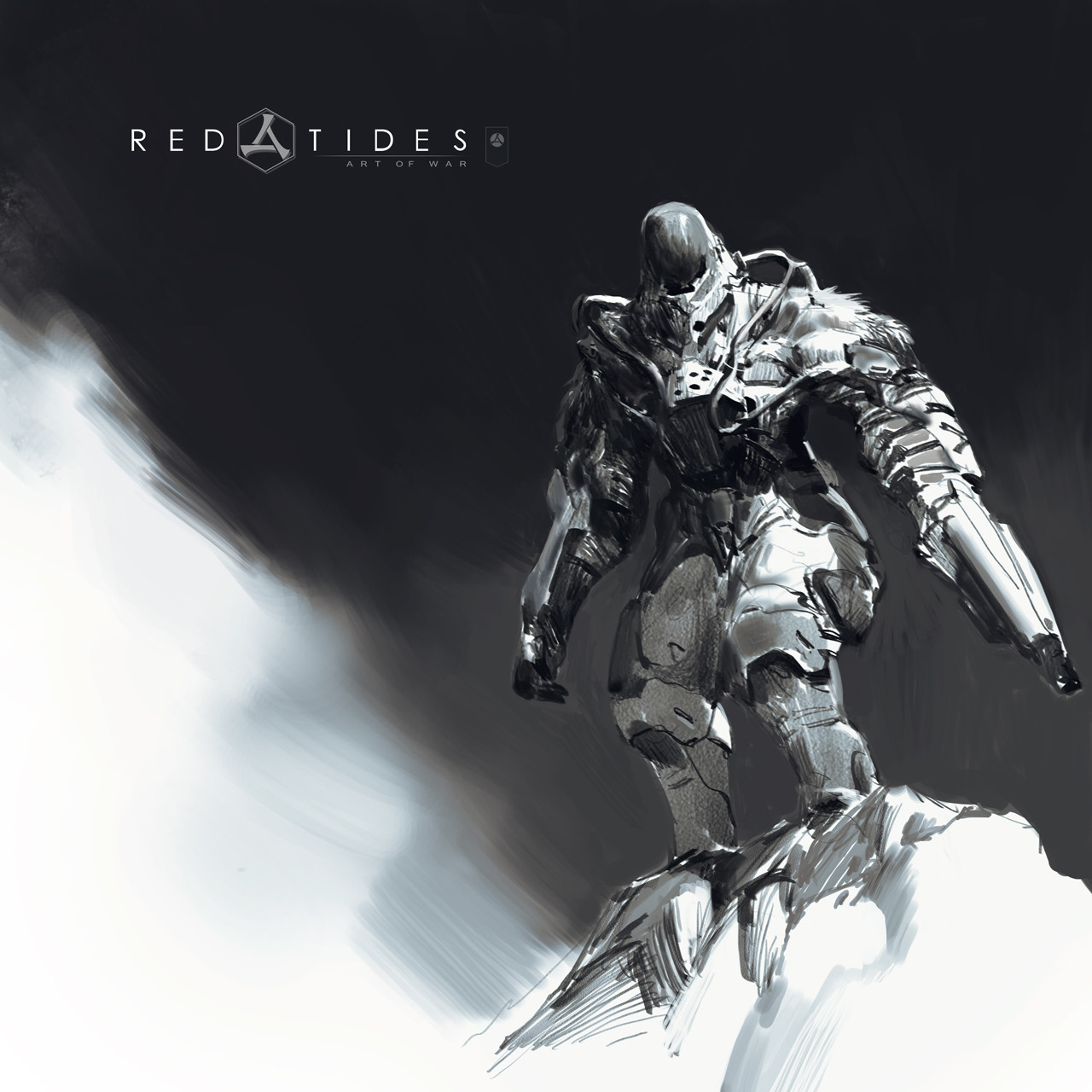 ArtStation - RED TIDES # Art book cover