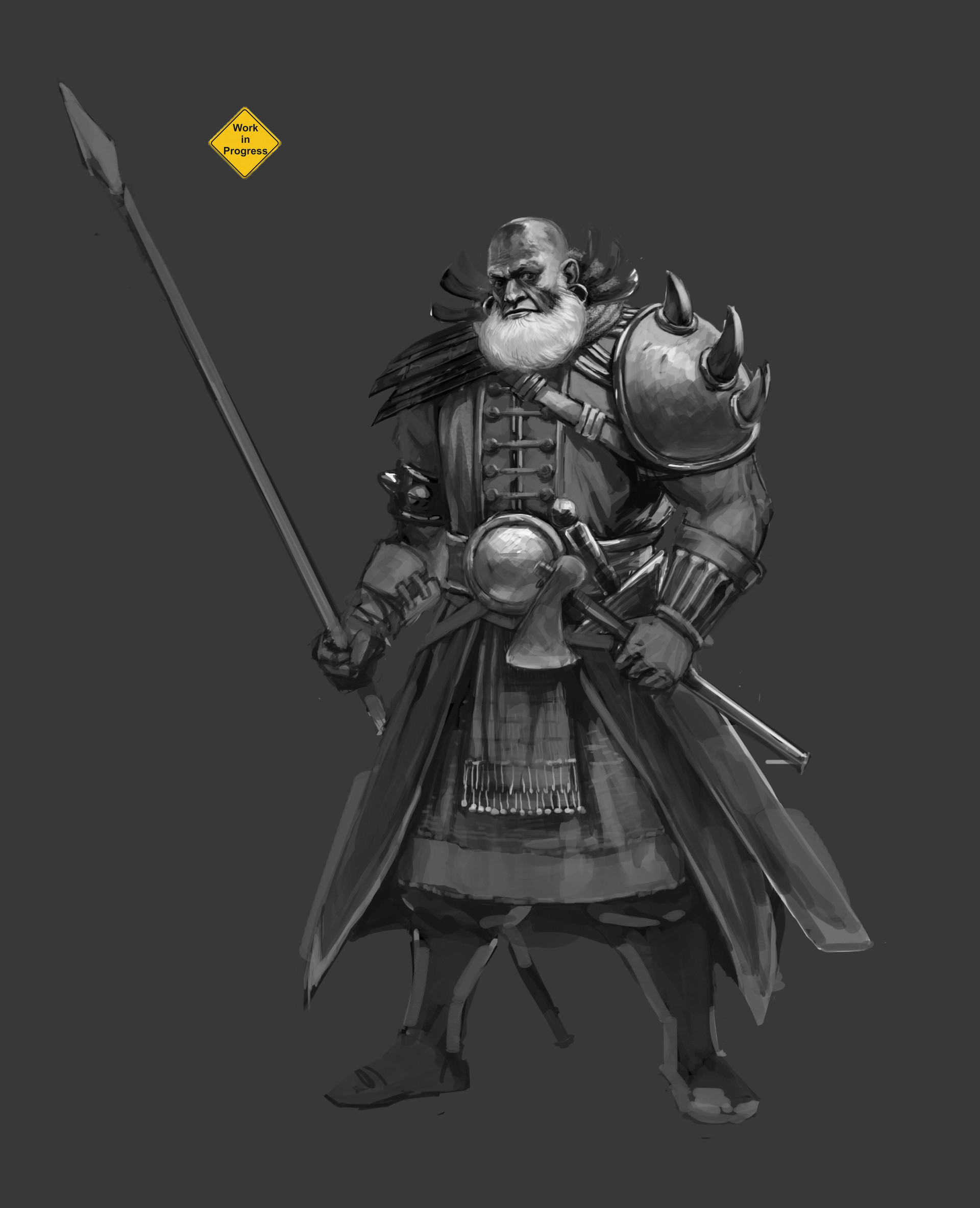 ArtStation - Old warrior