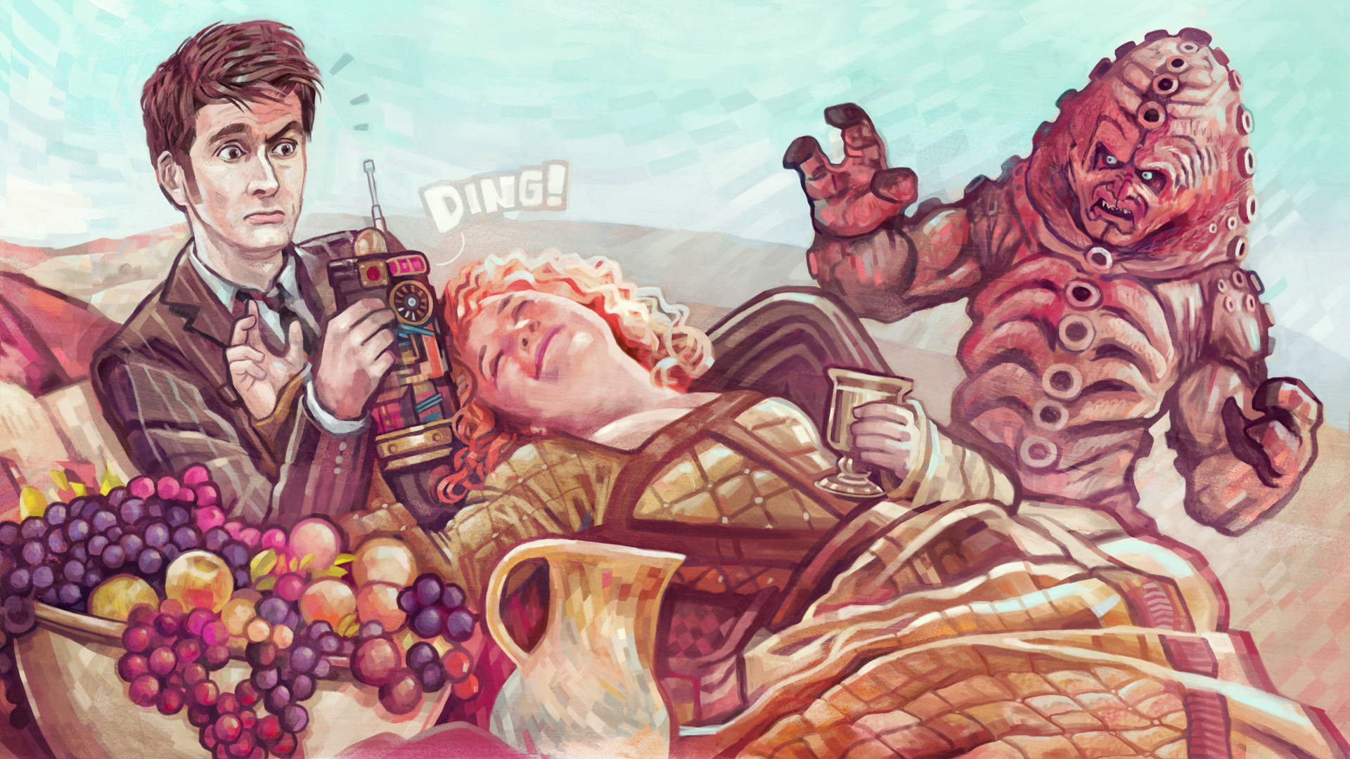 ArtStation - Doctor Who Illustrations "ZYGONS MONTH"