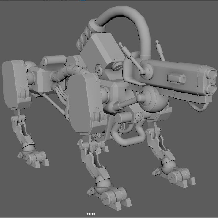 ArtStation - Overwatch Inspired: Bot-weiler