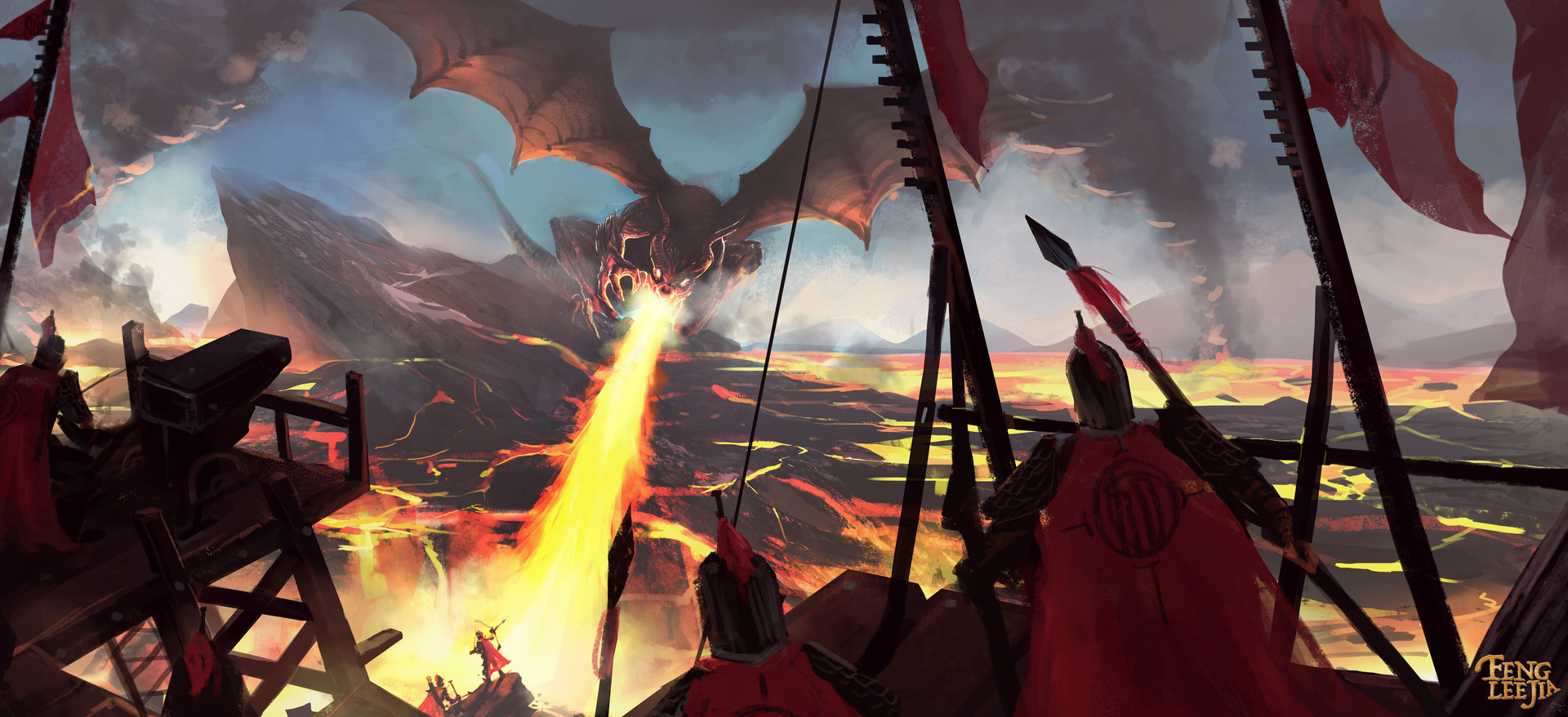 ArtStation - dragon war