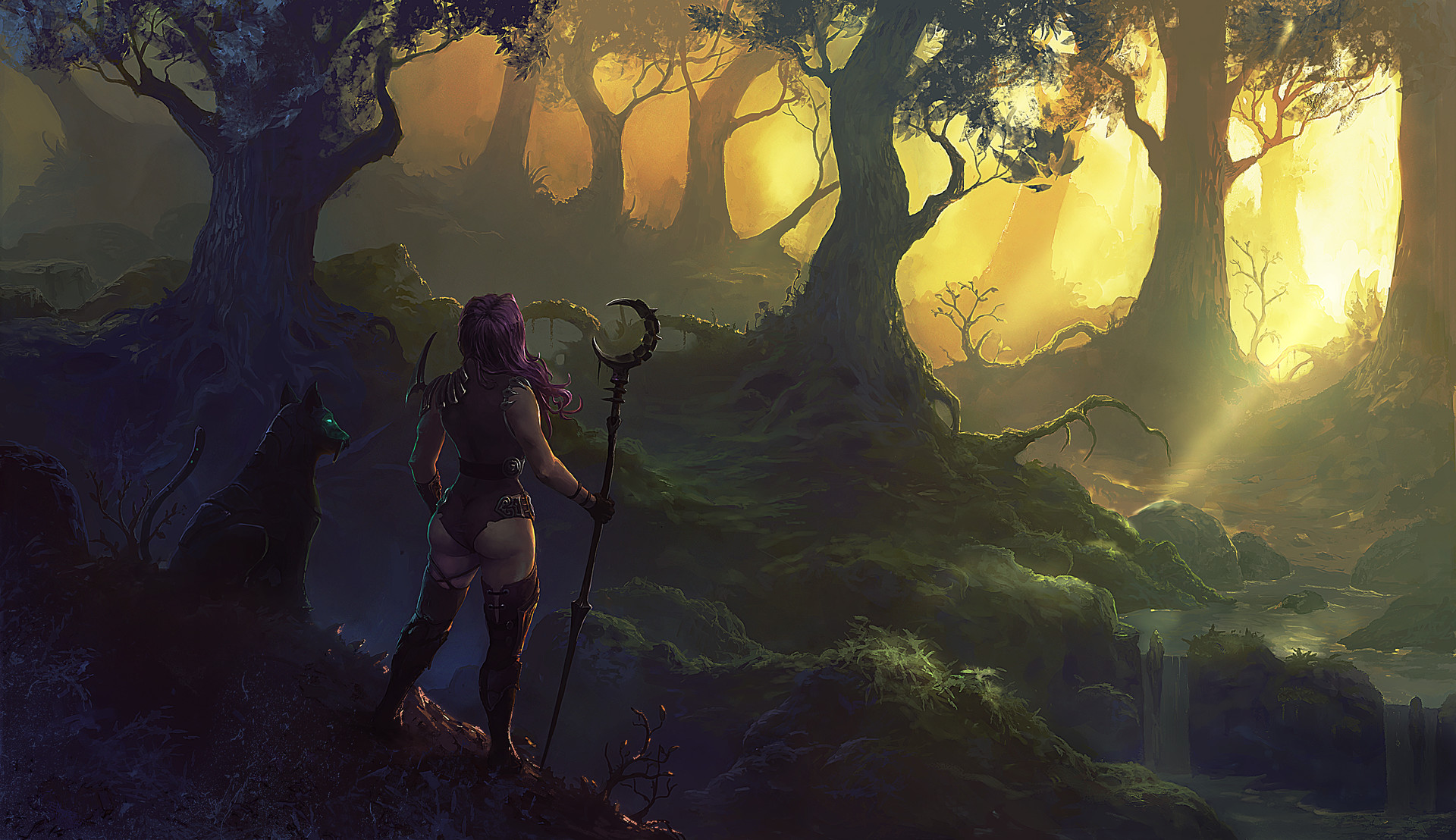Forest Witch by Peter Ortiz : r/ImaginaryDruids