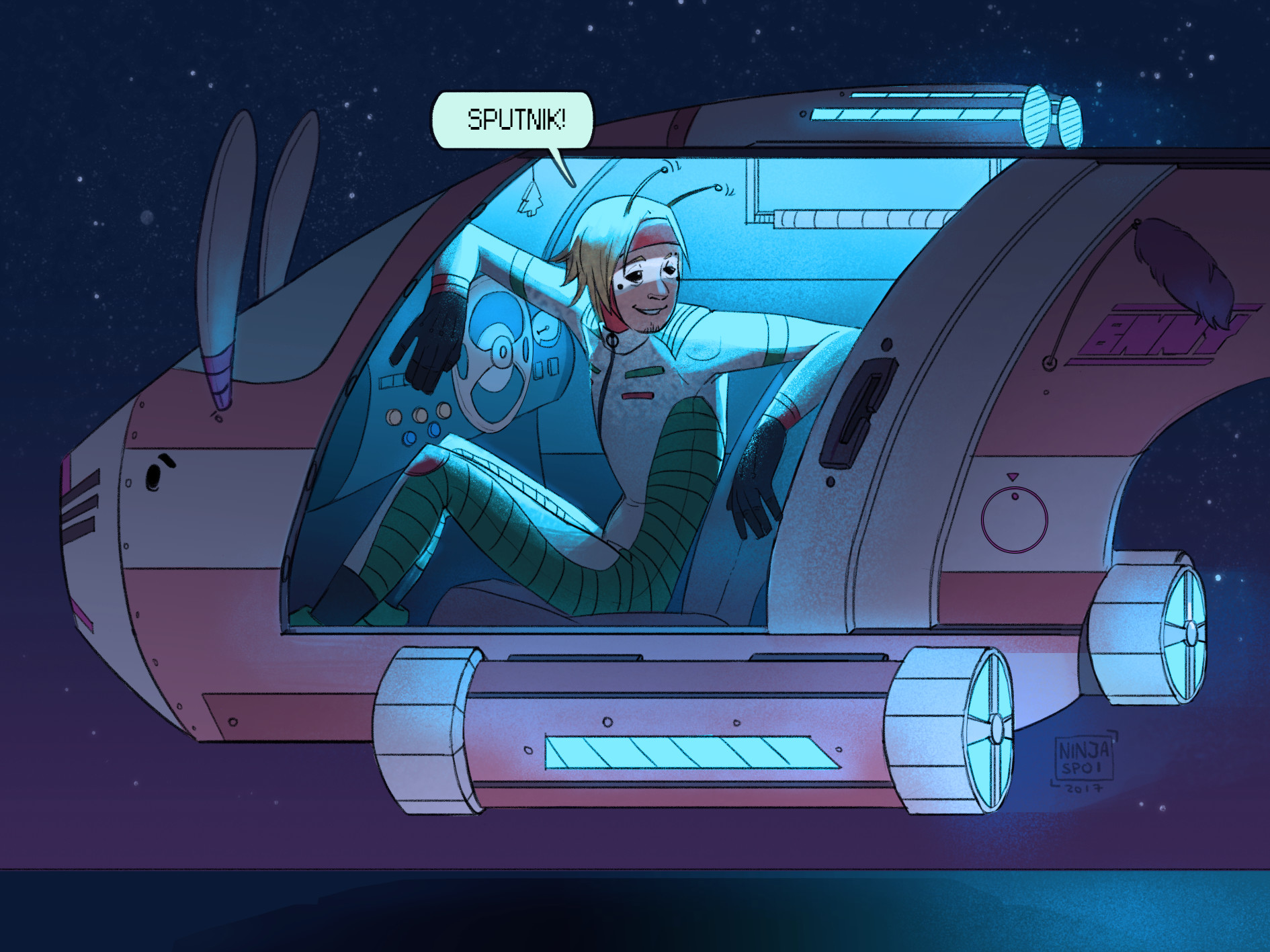 ArtStation - Space AU Sketch