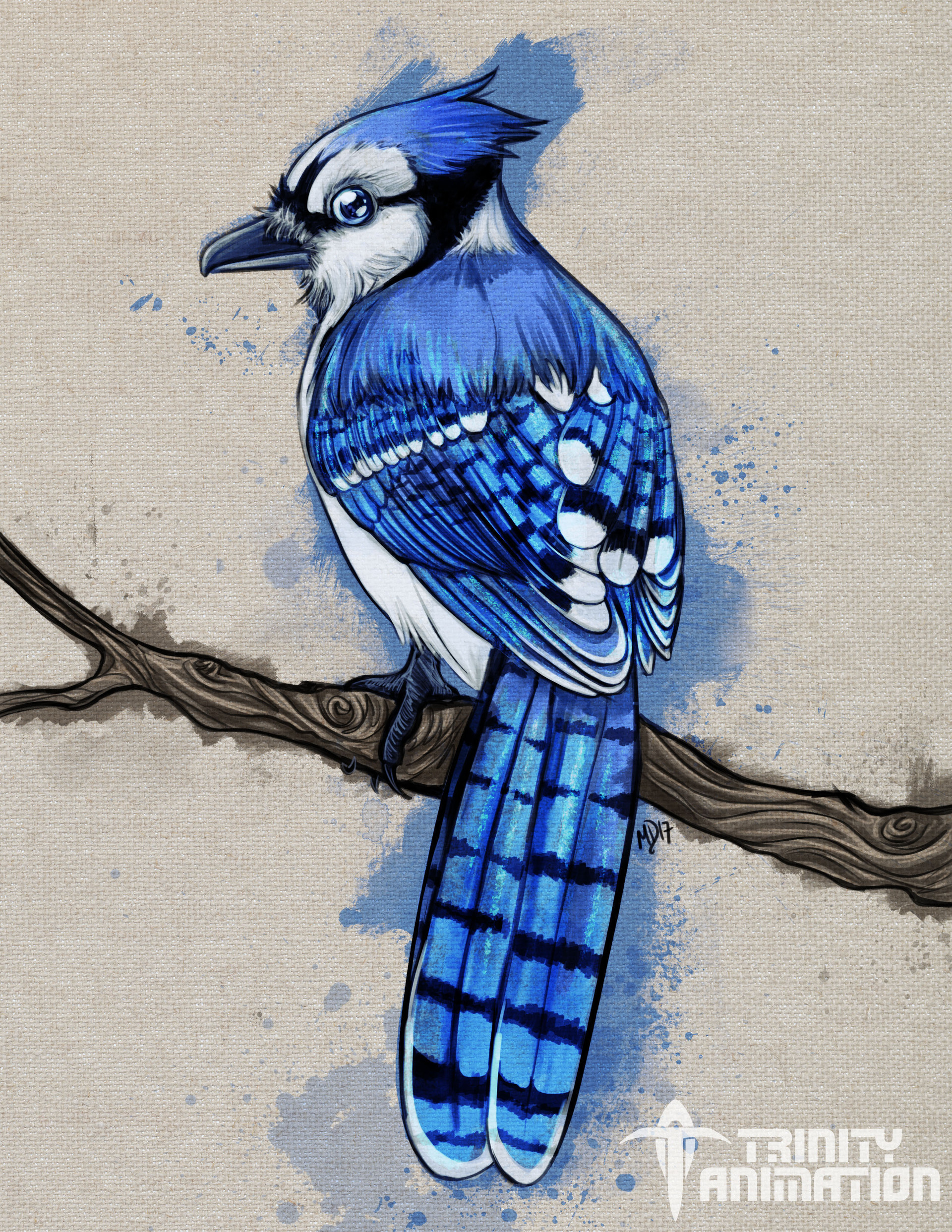 Mallory Dorn - Sanrixian - Bird Triptych