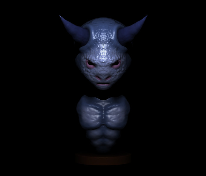 ArtStation - Demon Bust