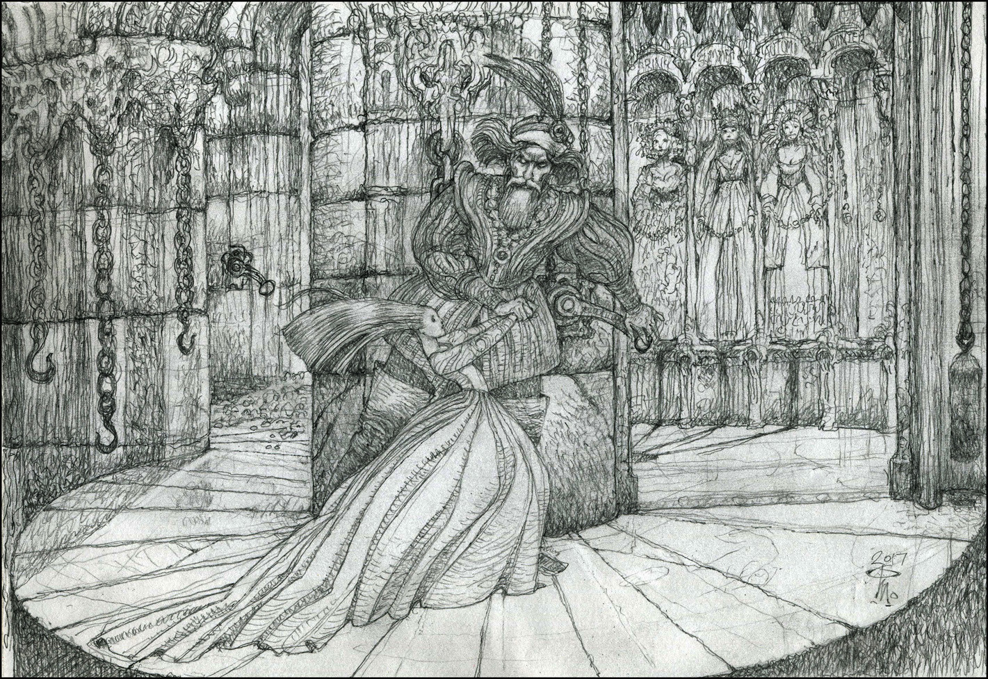 ArtStation - In Bluebeard's Castle.