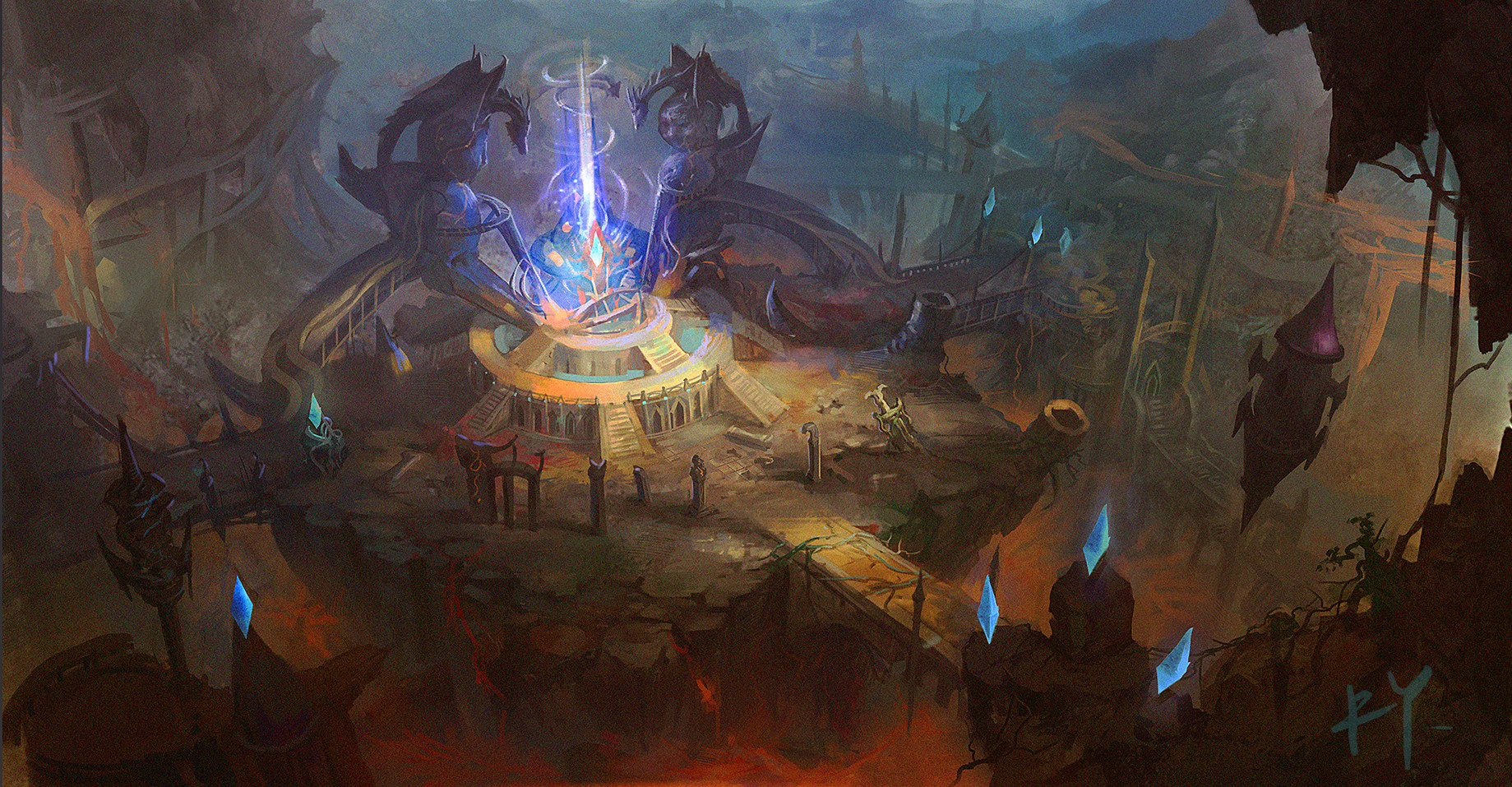 ArtStation - Previous conceptual atmosphere design