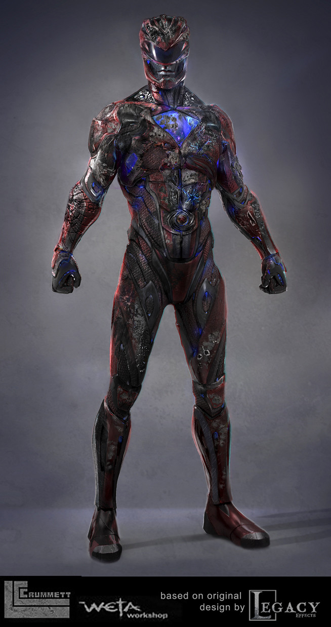 Power Rangers; Red and Blue Rangers by Lindsey Crummett — ProUser.Me