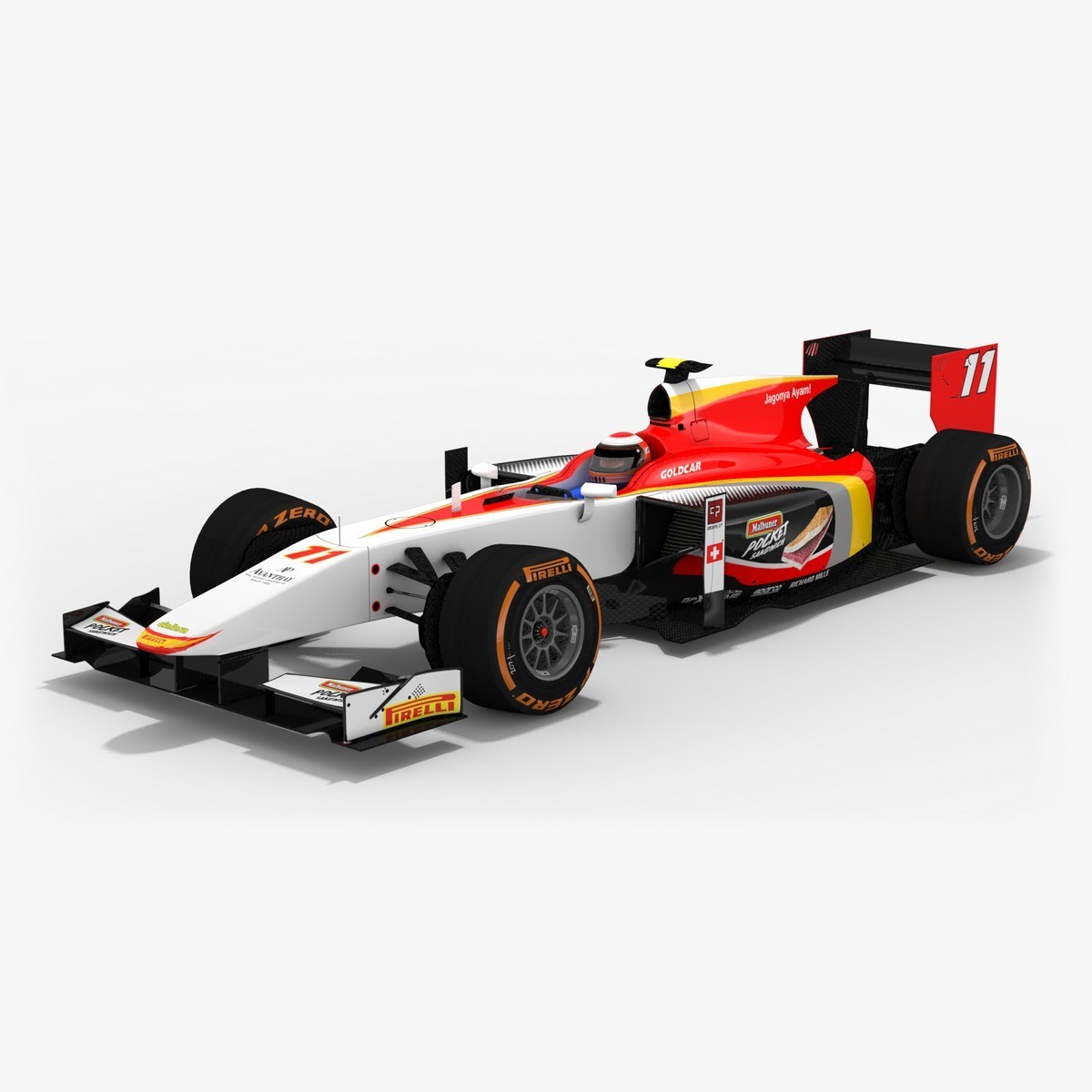 ArtStation - Campos Racing Formula 2 Season 2017 3D model