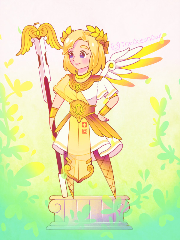 ArtStation - Goddess Mercy