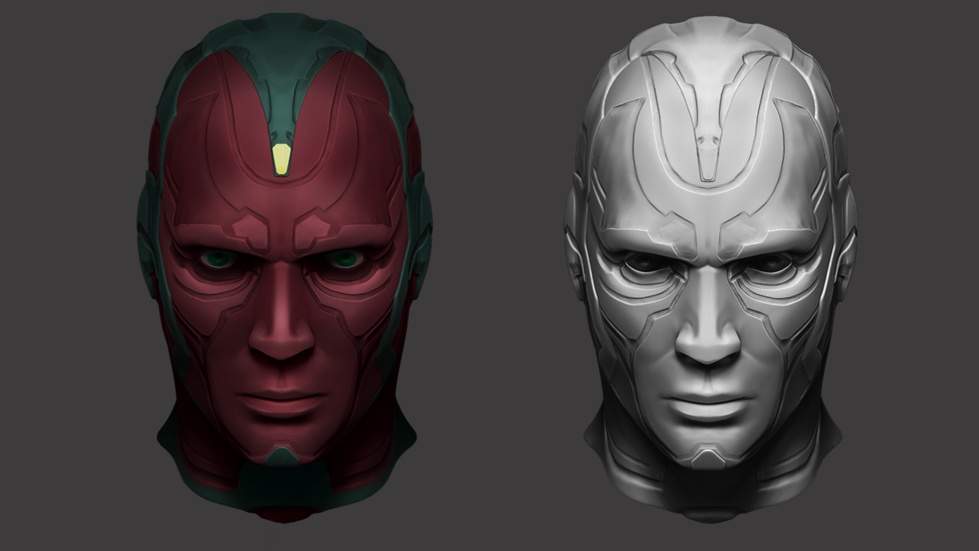 ArtStation - The Vision - Fan art by ZBrush