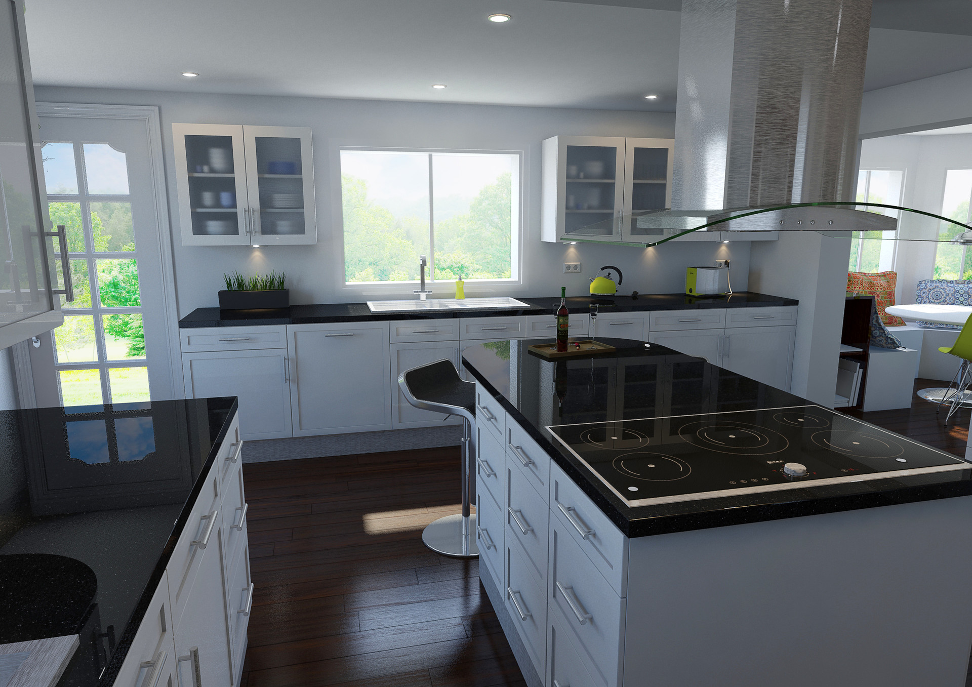 ArtStation - Kitchen & breakfast area, Bermuda