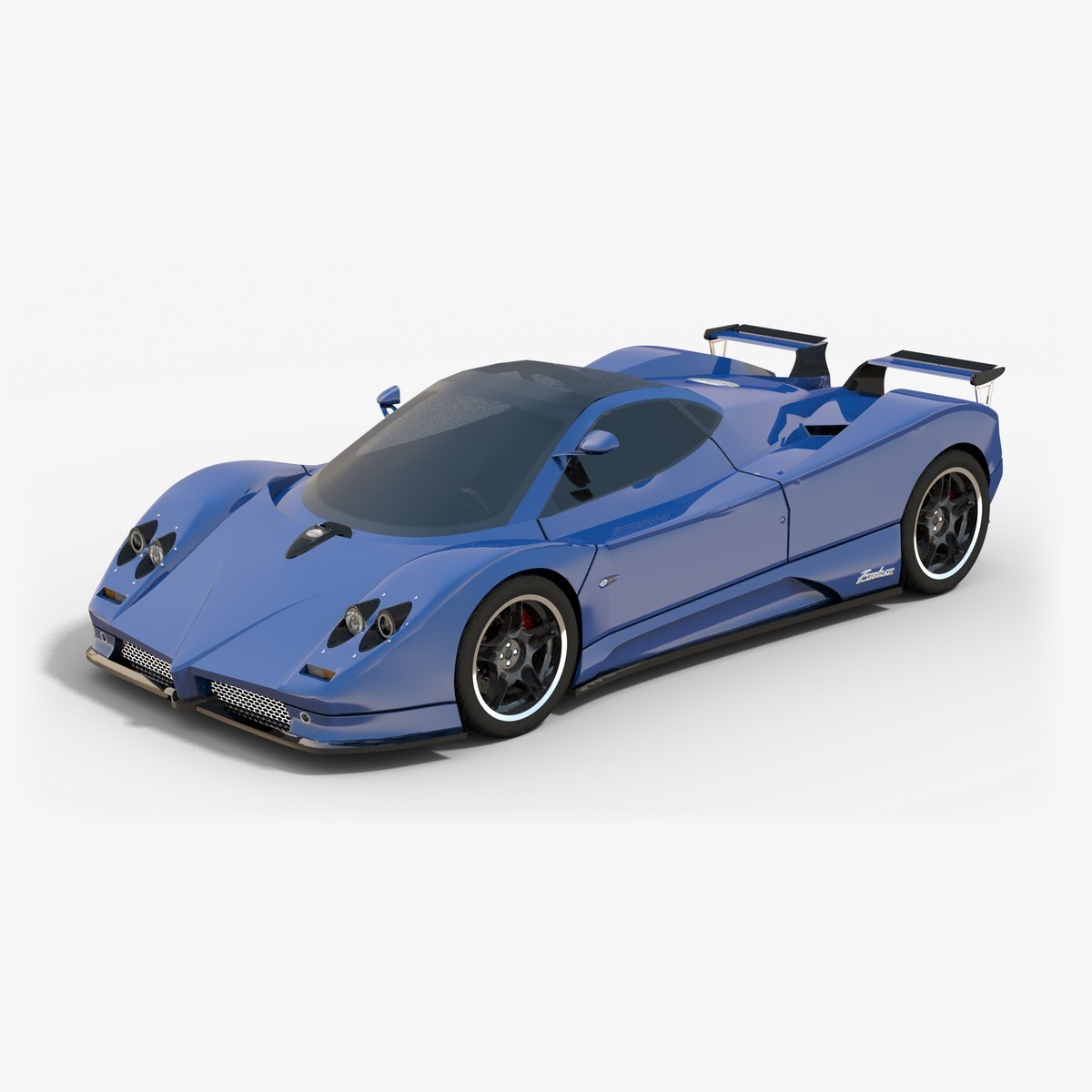 ArtStation - Pagani Zonda C12S 3D model
