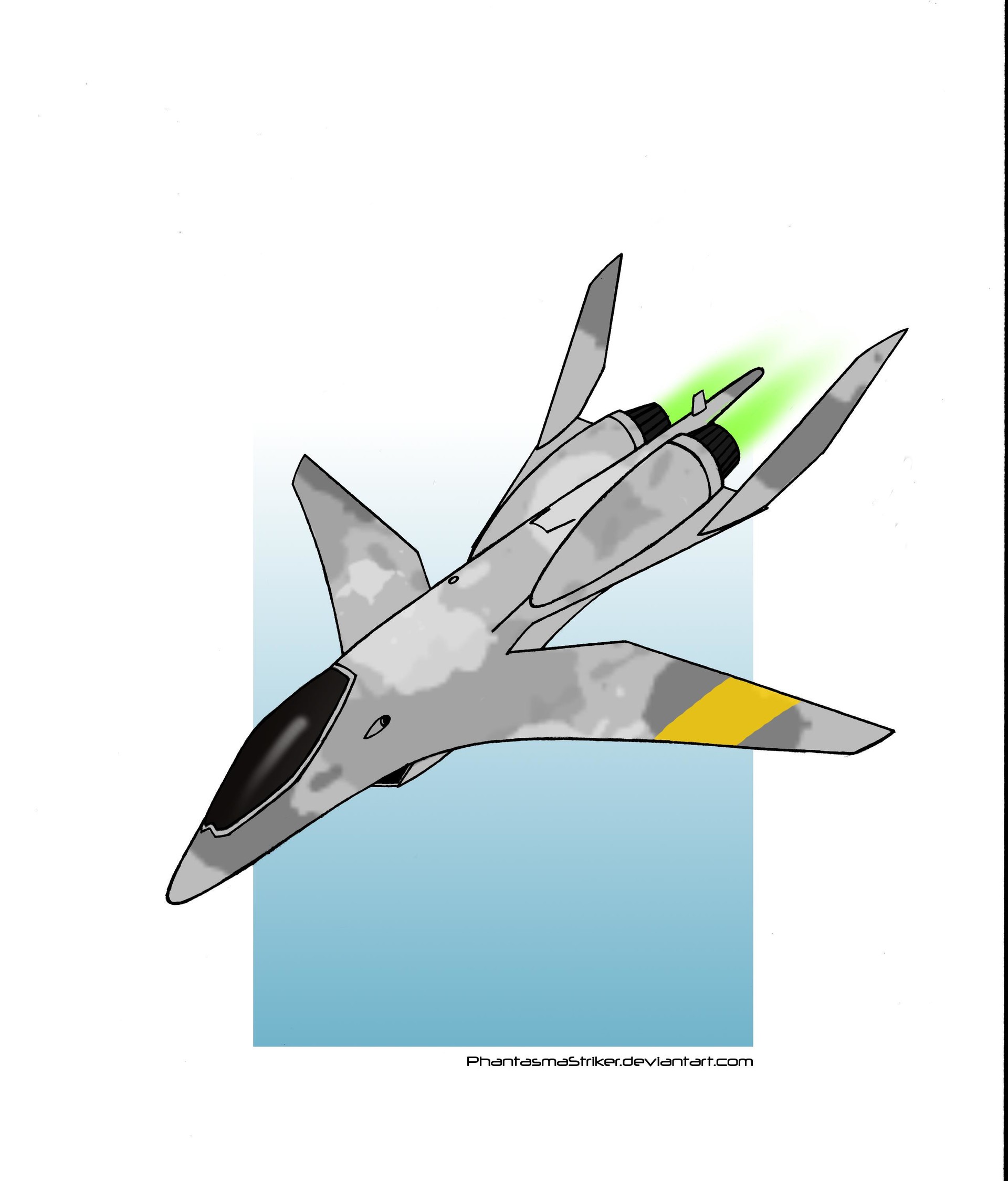 ArtStation - Random Jet fighter XFA-001