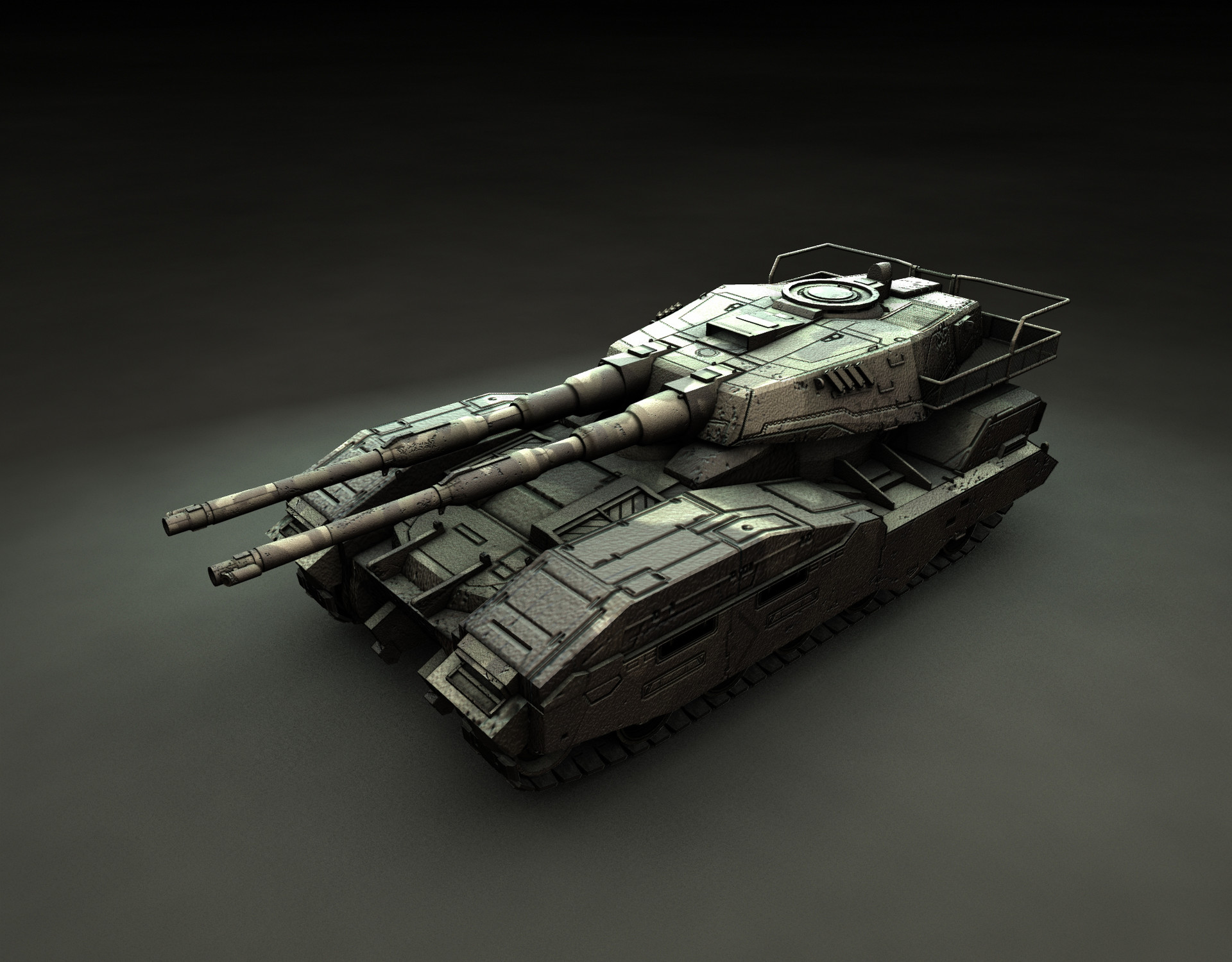 ArtStation - M61A5 Semovente MBT- 3D Modelling