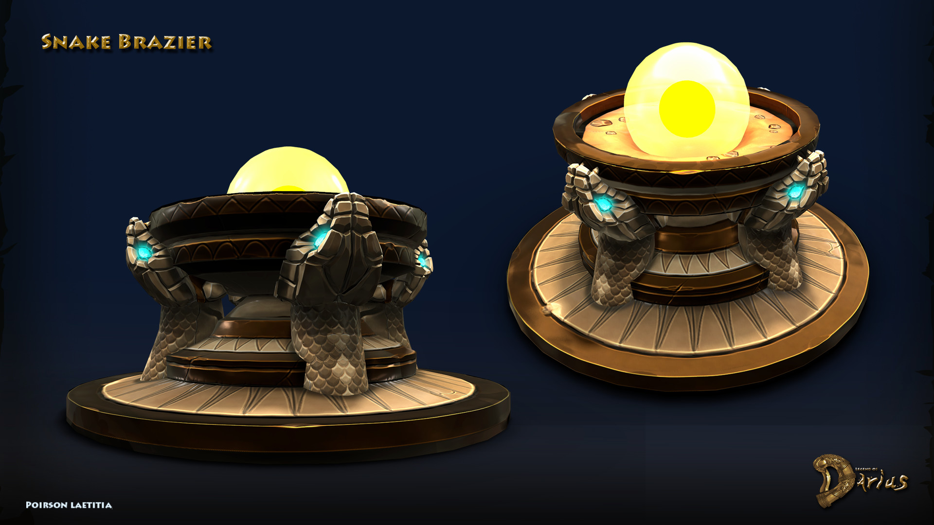 Noctume - Legend of Darius - Snake Brazier