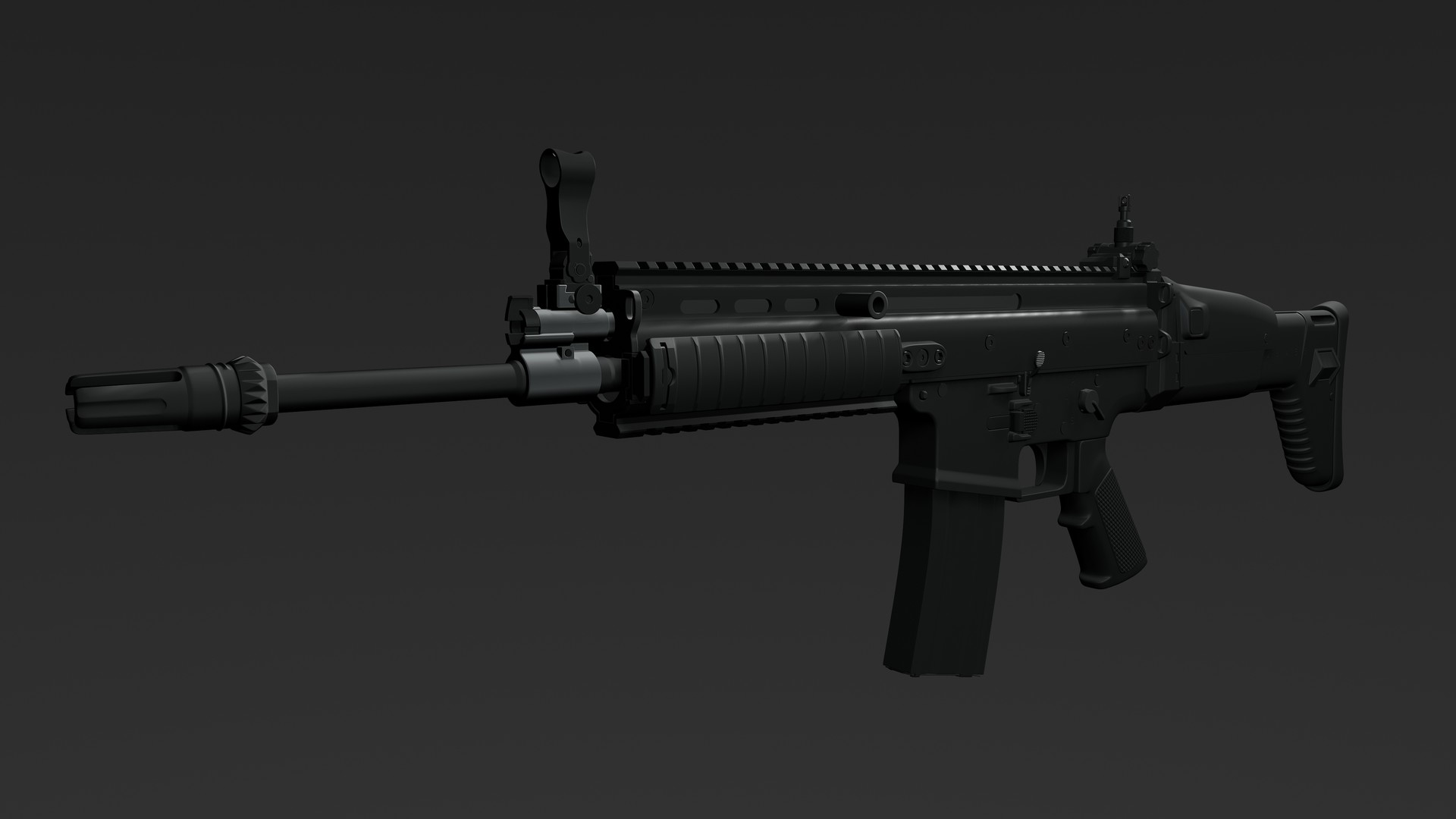 ArtStation - FN Scar L Mk 16