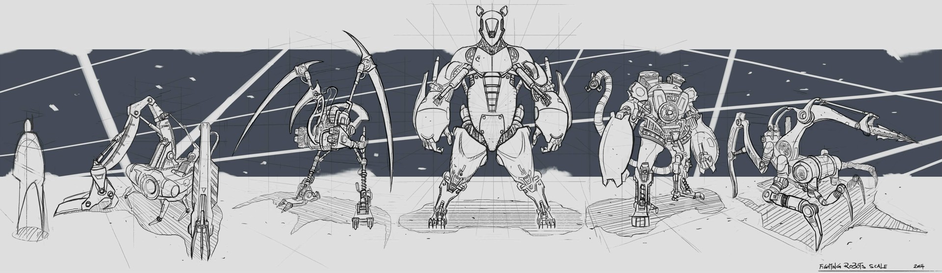 ArtStation - Fighting Robots