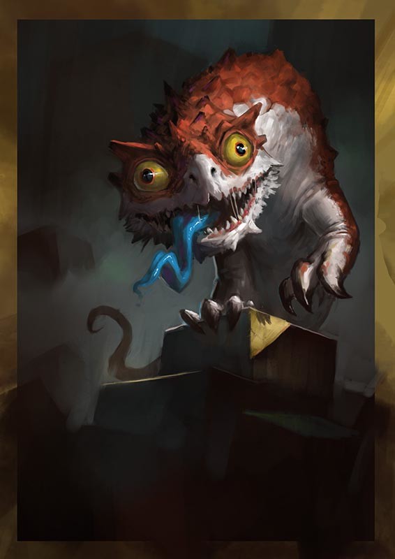 ArtStation - Character Art for the Boardgame "Glory" Basilisk