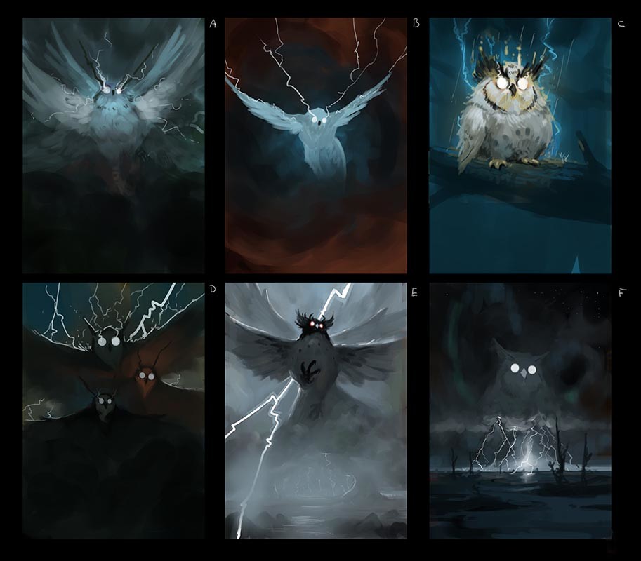 Simon Seene - Character Art for the Boardgame "Glory" Storm Elemental