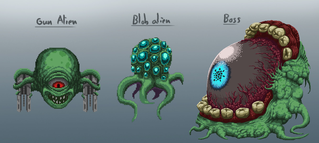 space invaders nes sprites