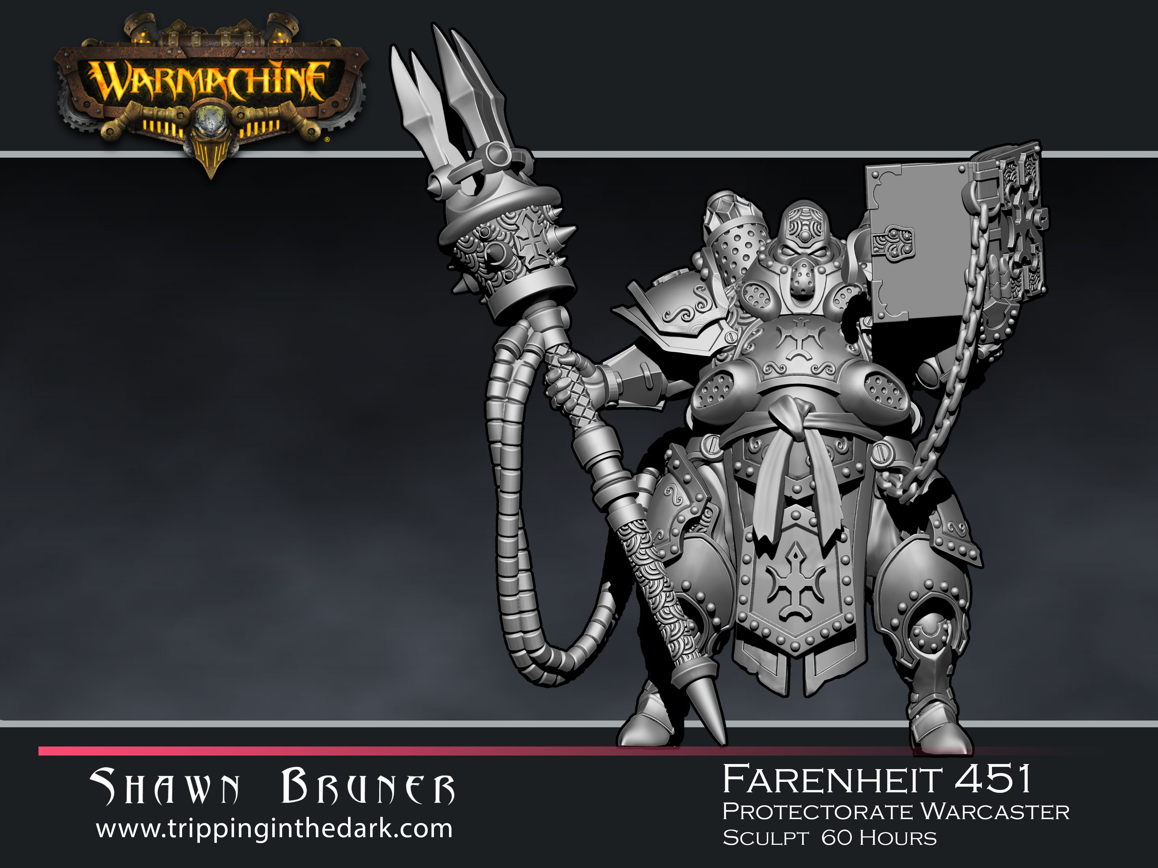 Shawn Bruner Character Art Portfolio - Protectorate Box set Warcaster
